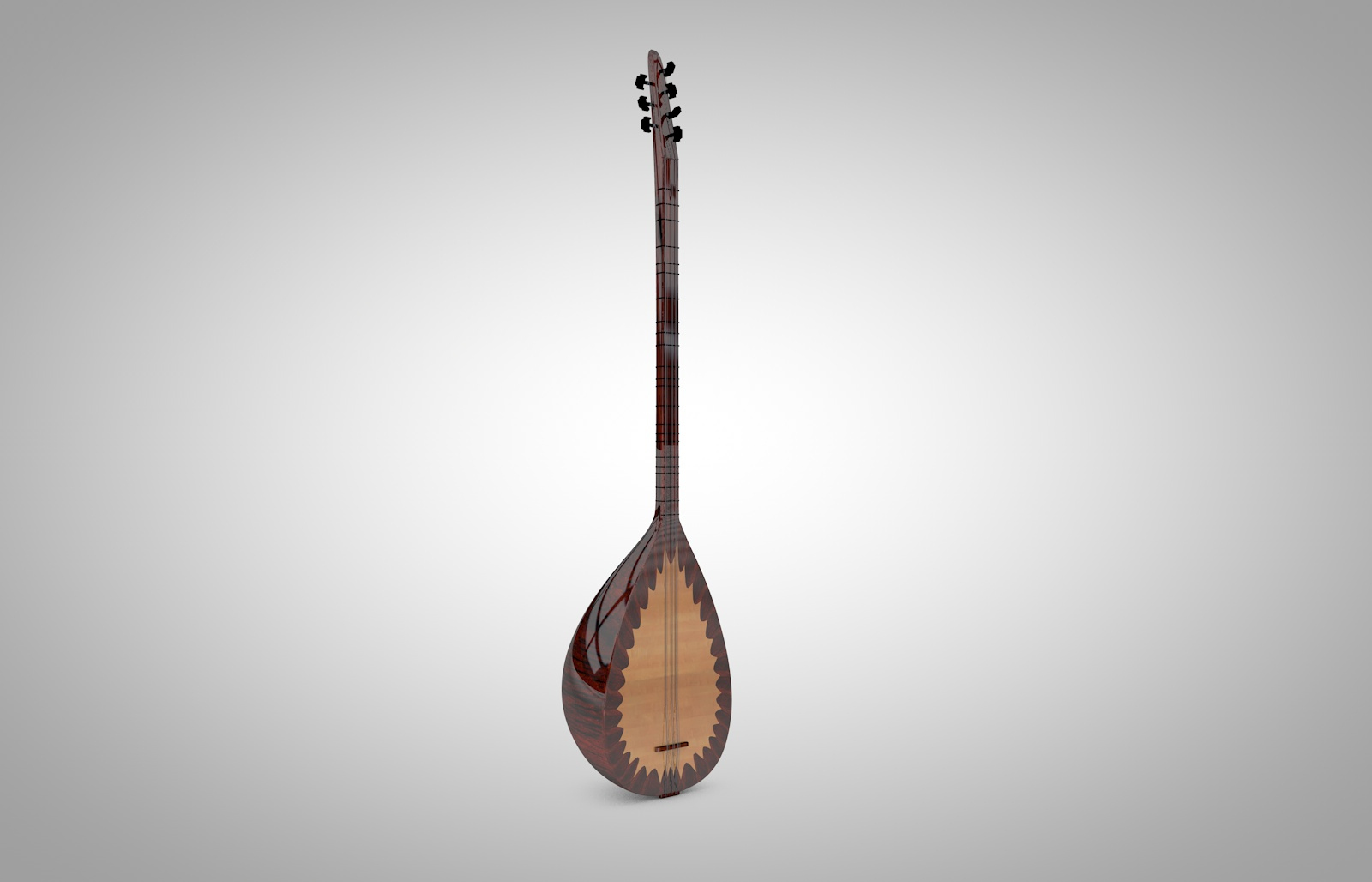 3d instrument baglama