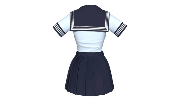 School Uniform 3D model - TurboSquid 1795898