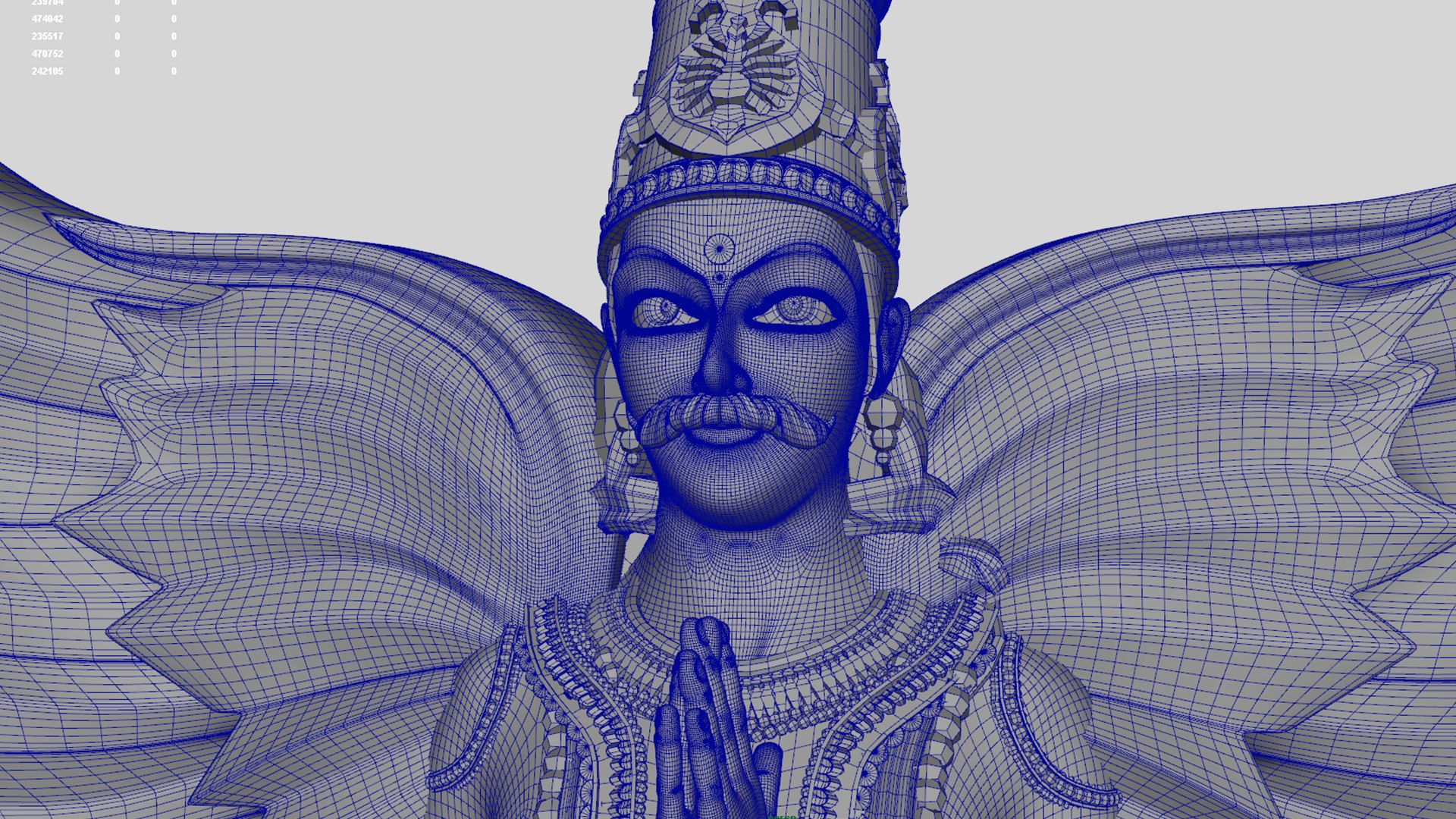 God garuda statute 3D model - TurboSquid 2078448