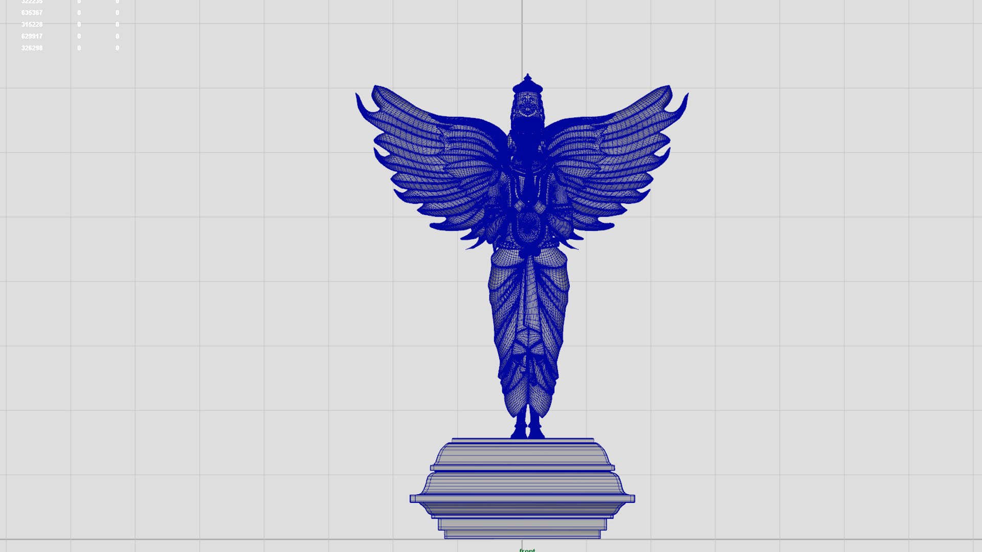 God garuda statute 3D model - TurboSquid 2078448