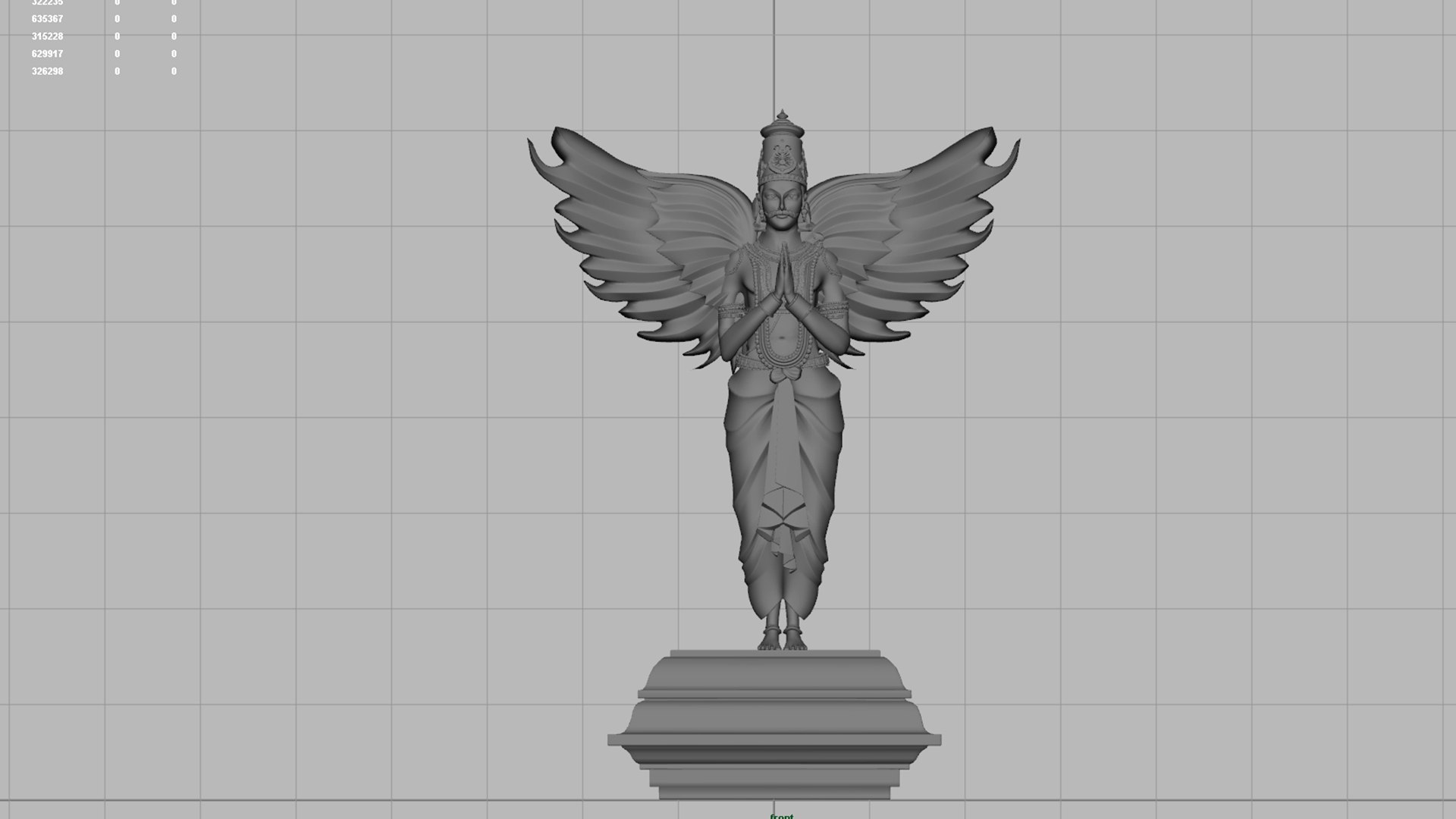 God garuda statute 3D model - TurboSquid 2078448