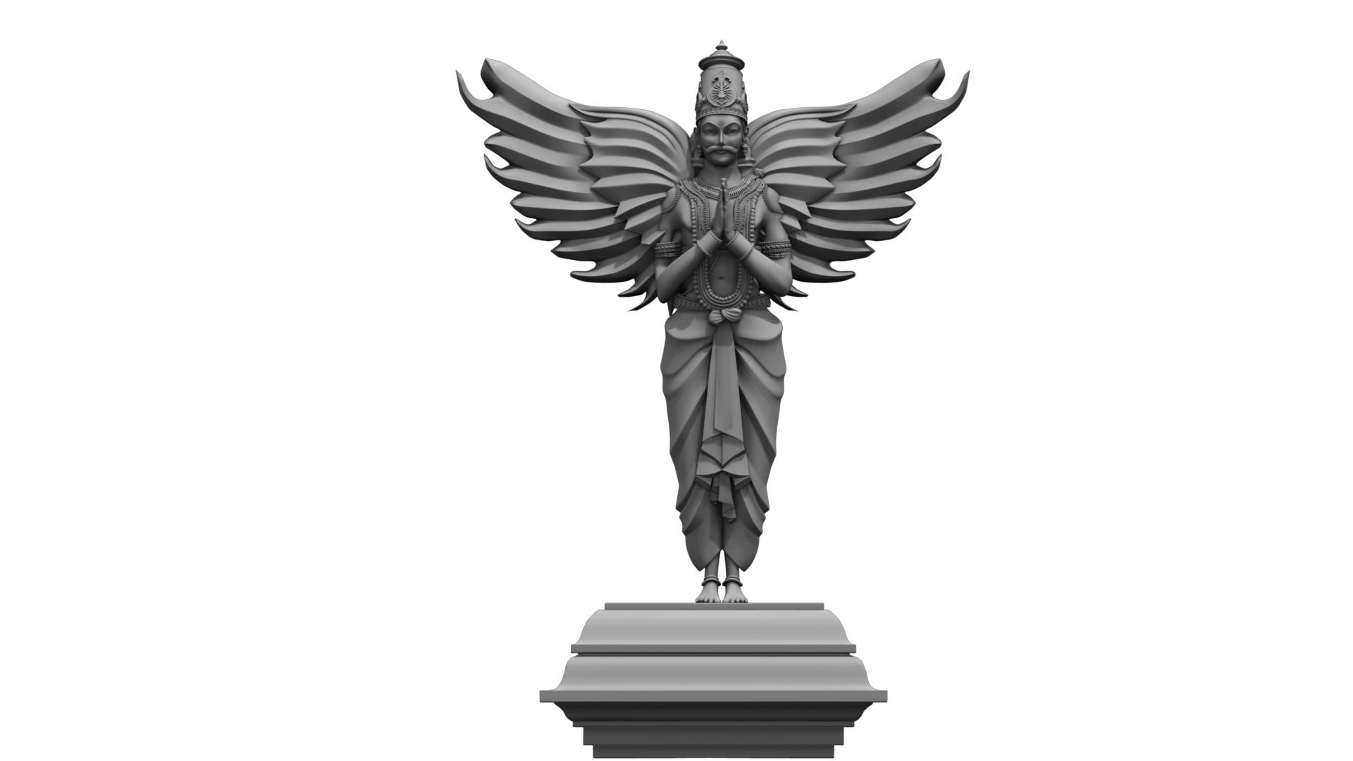 God garuda statute 3D model - TurboSquid 2078448