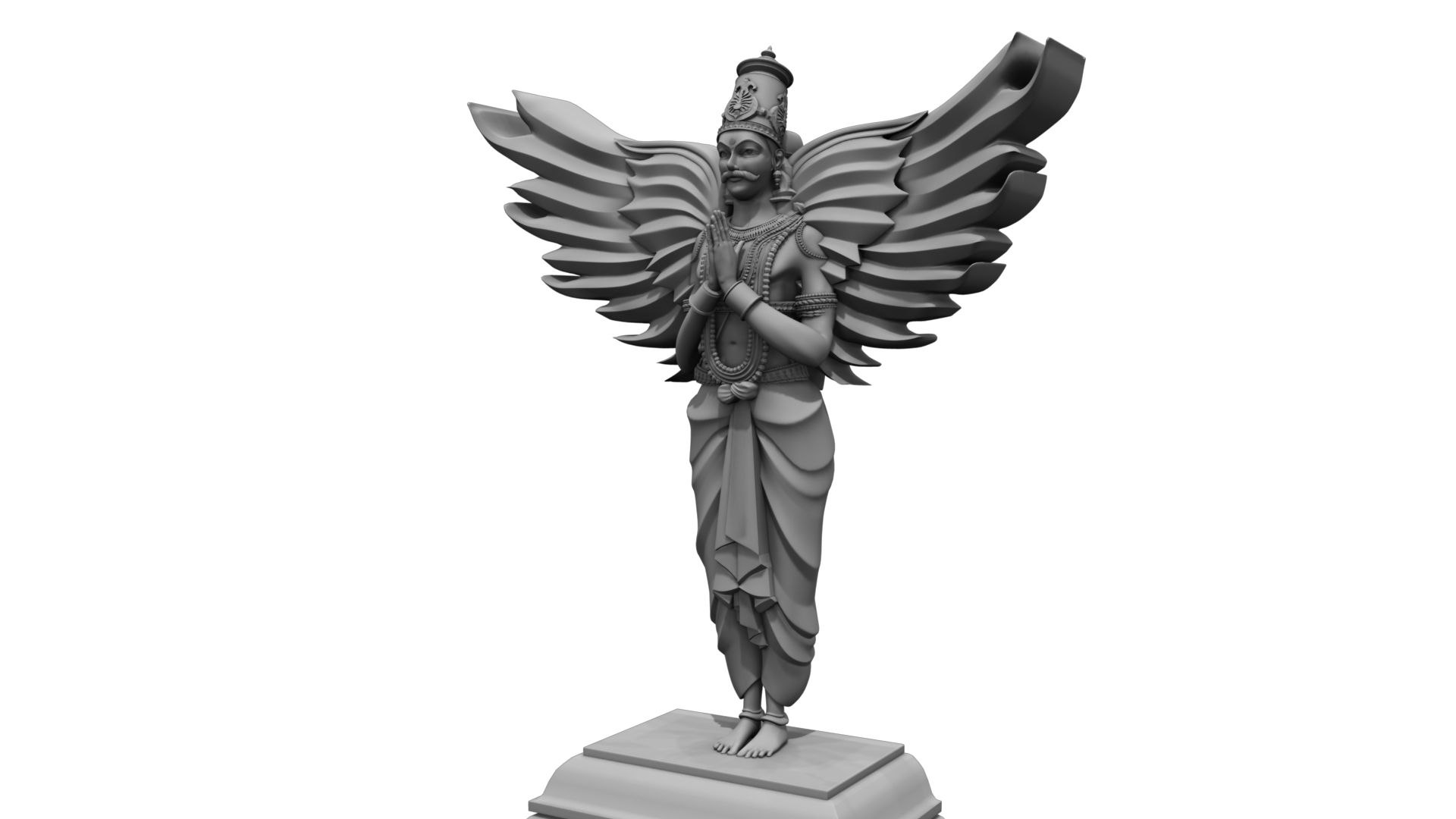 God garuda statute 3D model - TurboSquid 2078448