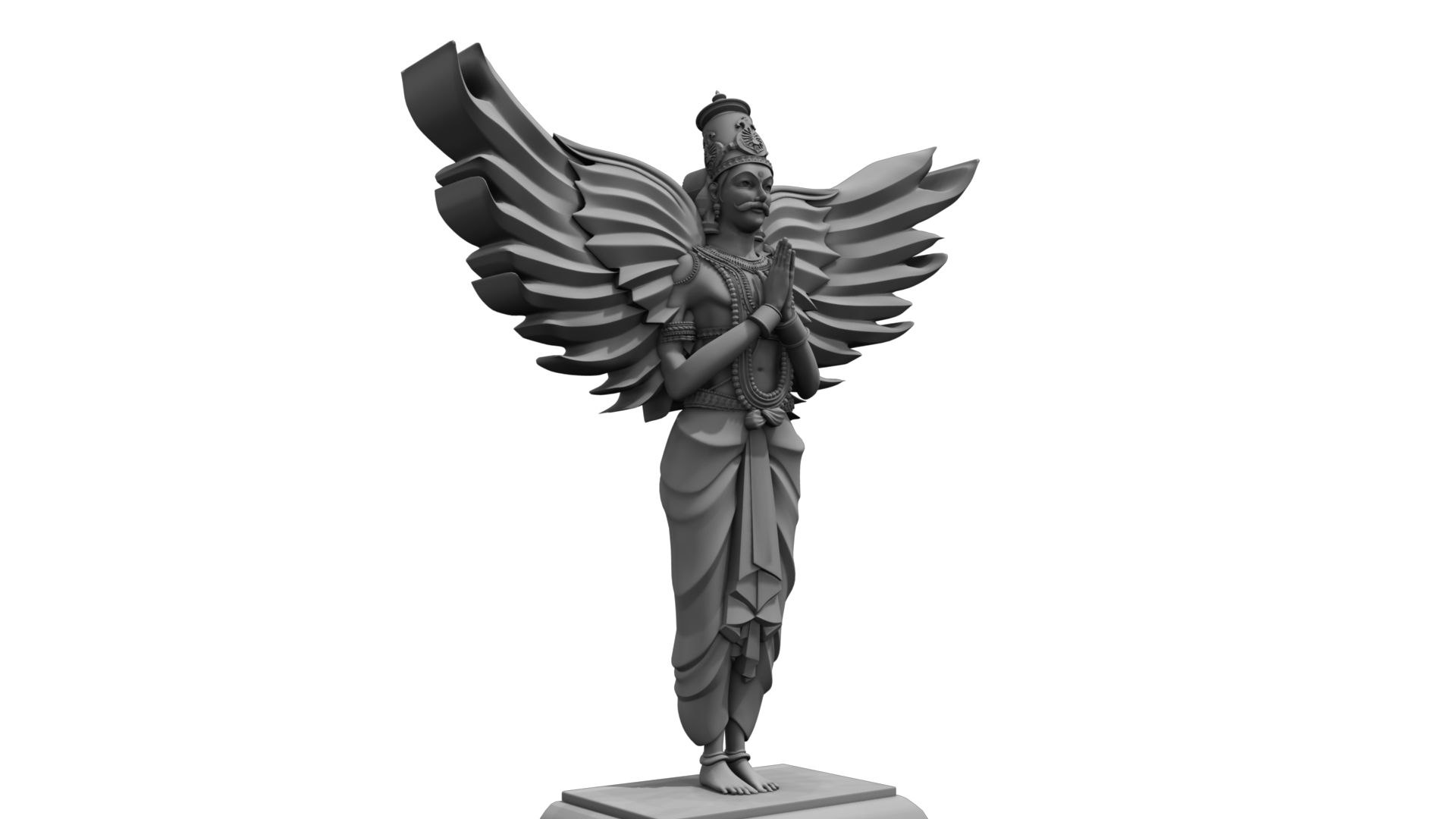 God garuda statute 3D model - TurboSquid 2078448