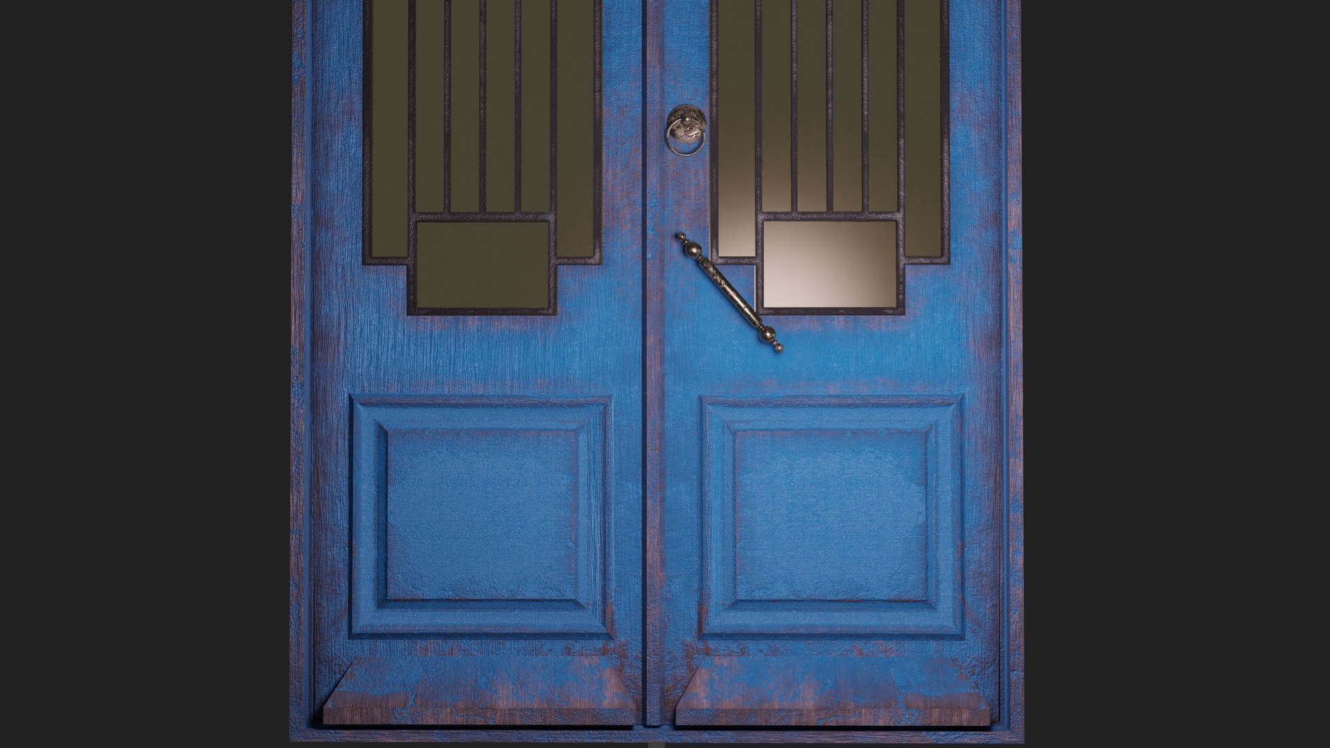 Old Door Low-poly Model - TurboSquid 2040486
