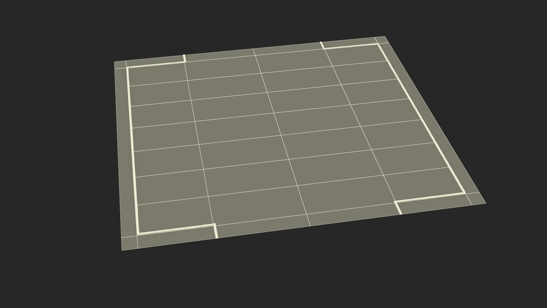 3D Empty Street Parking 26 Lots Old Fur Model - TurboSquid 2250643