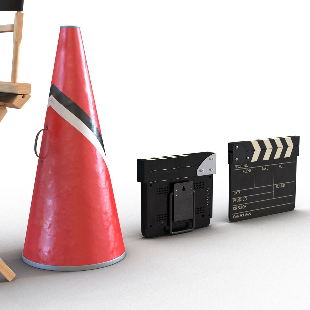 3d director accessories model