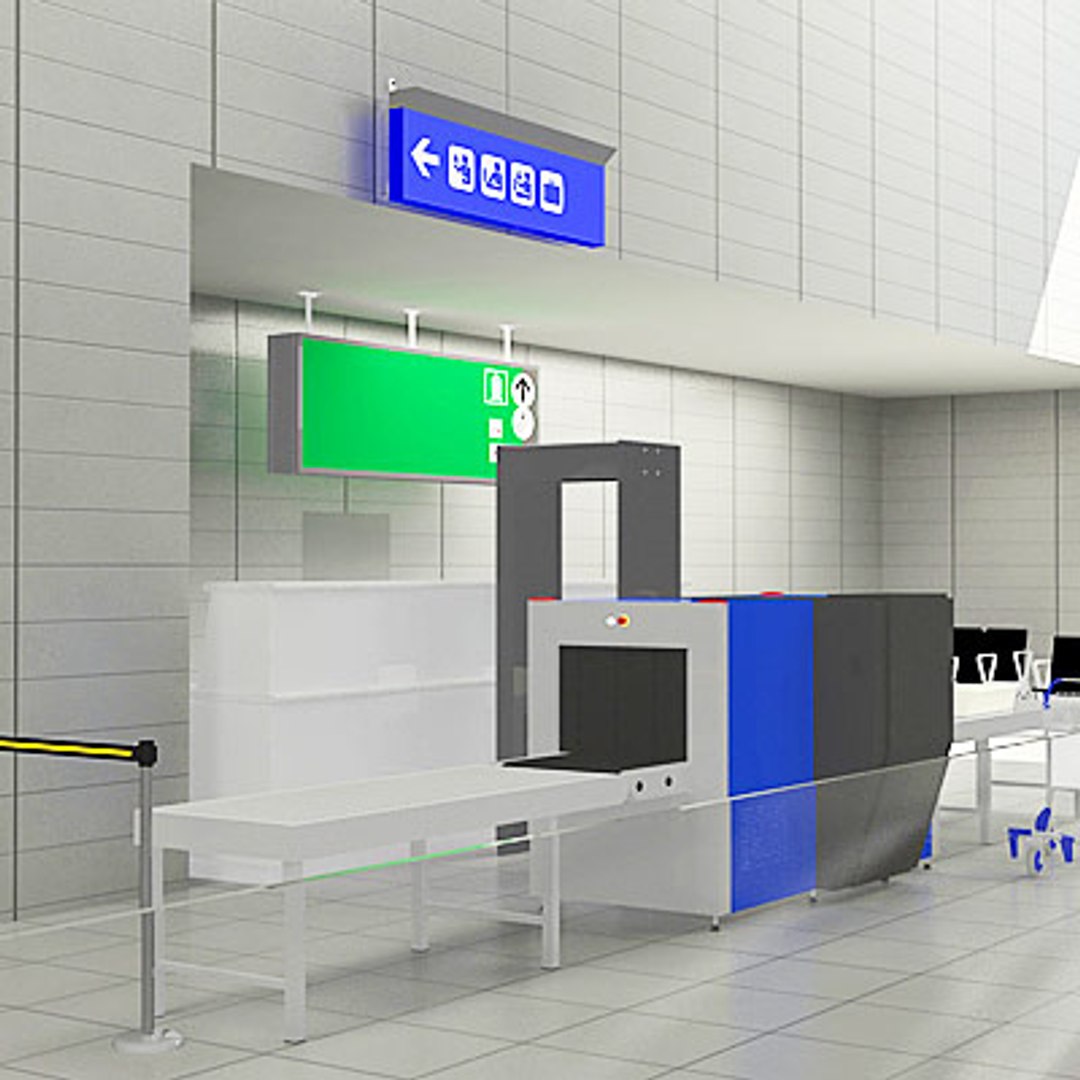 Airport Cart Indicator 3d 3ds