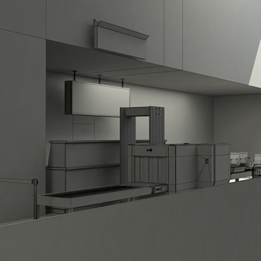 Airport Cart Indicator 3d 3ds