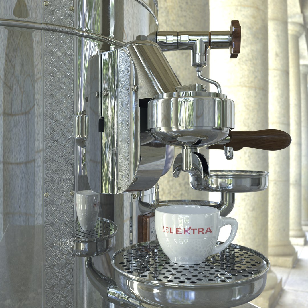 Elektra Coffee Machine 3D - TurboSquid 1491065