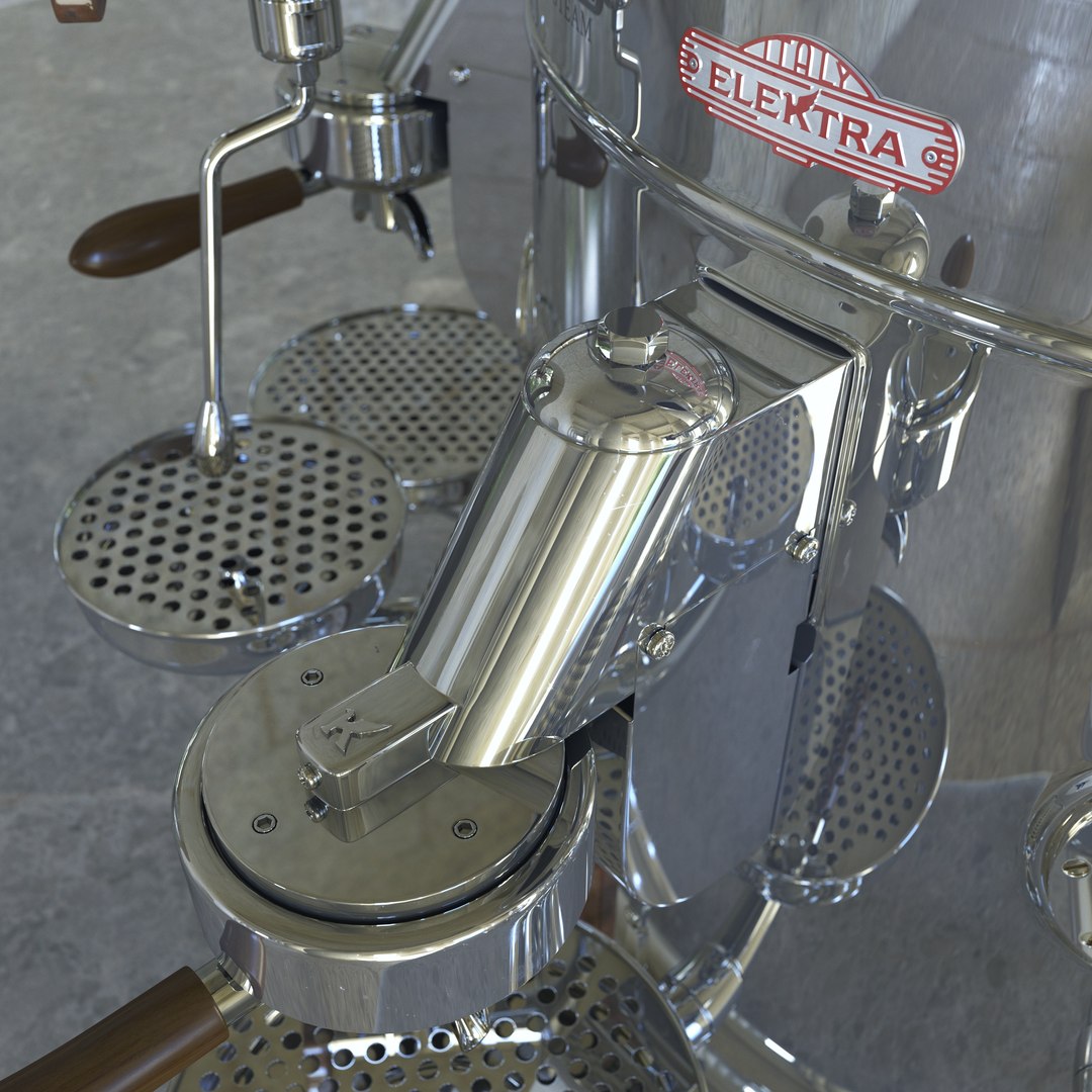Elektra Coffee Machine 3D - TurboSquid 1491065