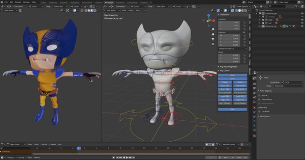 Character marvel 3D model - TurboSquid 1655374