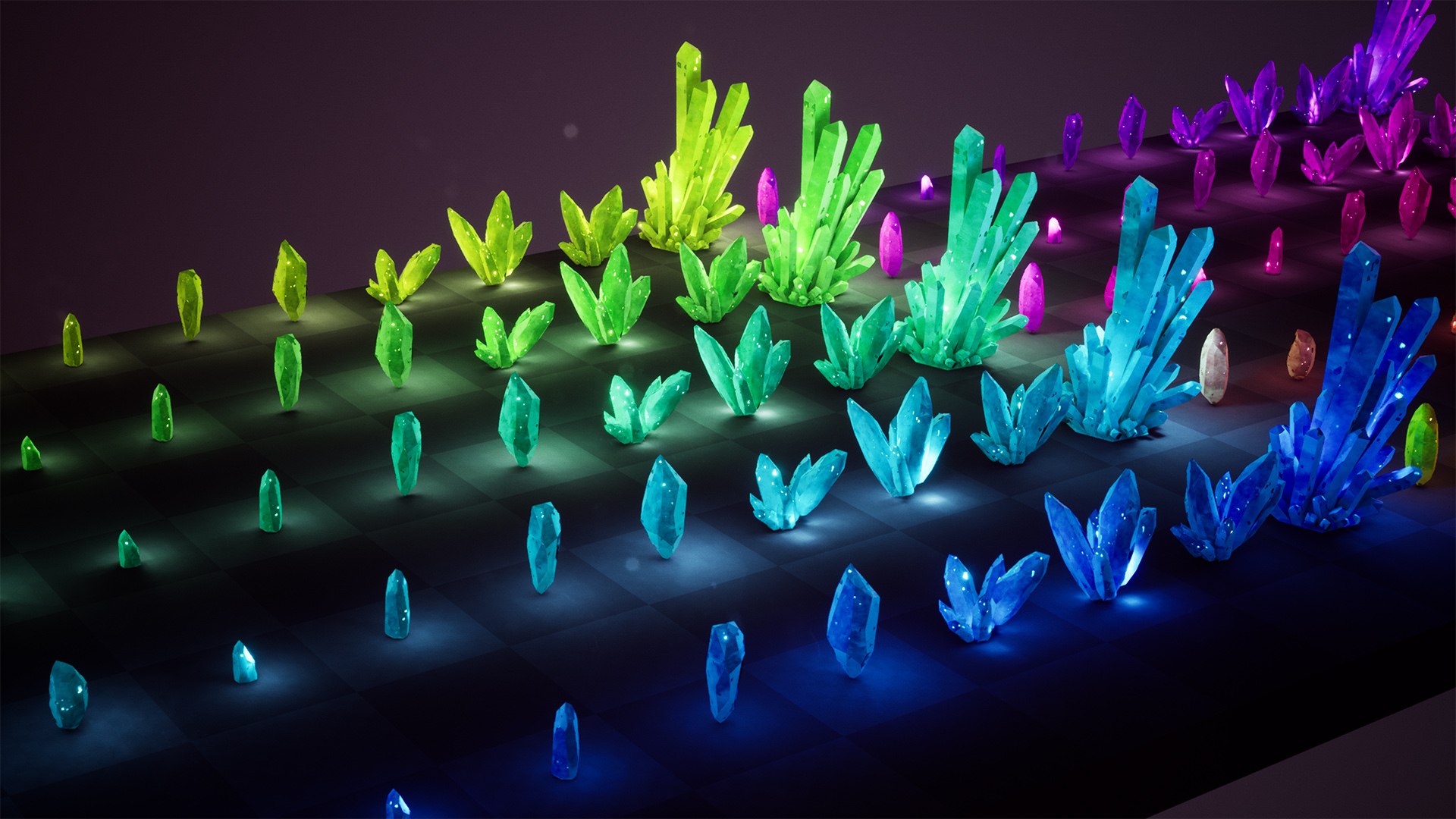 3D Magical Crystals Ultimate Pack - TurboSquid 2108065