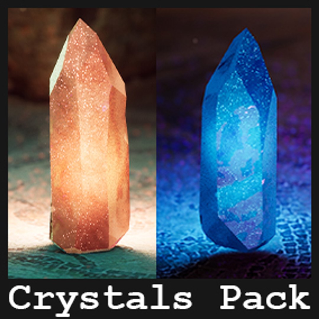 3D Magical Crystals Ultimate Pack - TurboSquid 2108065