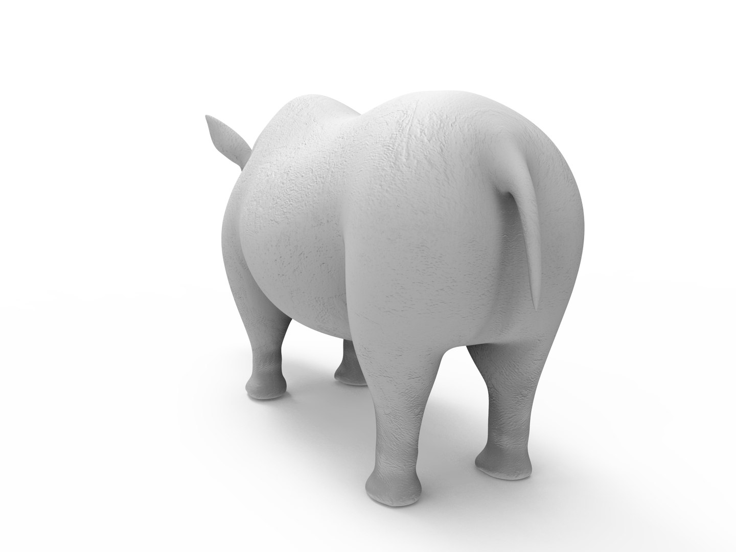 Dirty Rhino Rigged 3D Model - TurboSquid 1268962