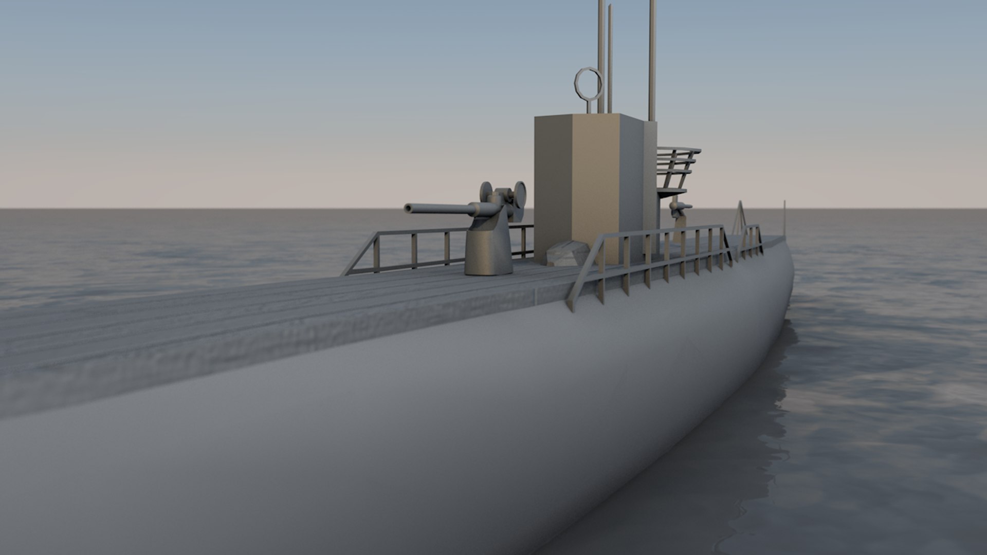 Type Ix U-boat Submarine 3D - TurboSquid 1375673