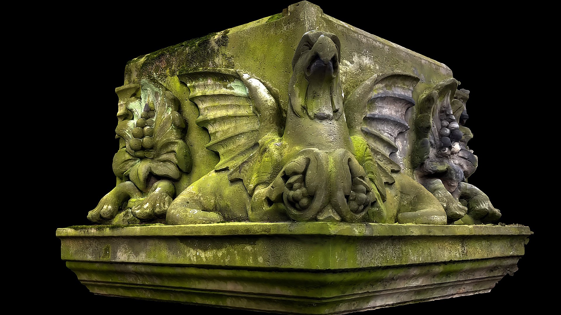 Archelement Ornament Cornice Gargoile Photogrammetry 3D Model ...