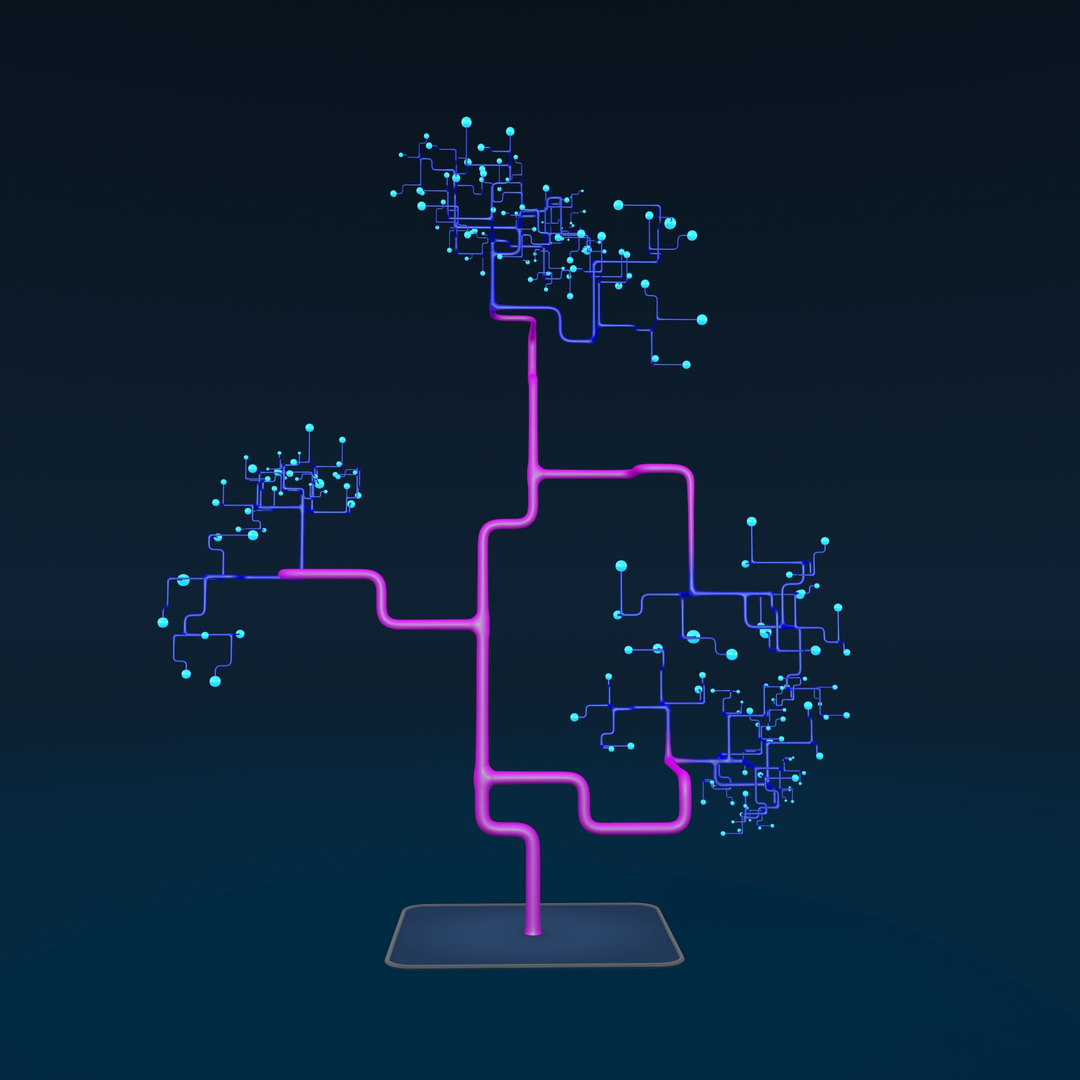 Sci-Fi Branched Tree Set 3D Model - TurboSquid 2123810