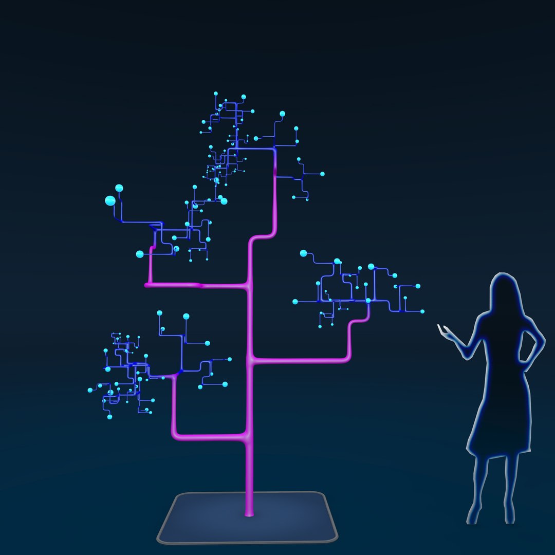 Sci-Fi Branched Tree Set 3D Model - TurboSquid 2123810