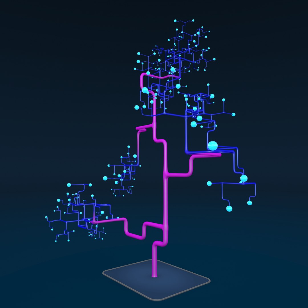 Sci-Fi Branched Tree Set 3D Model - TurboSquid 2123810