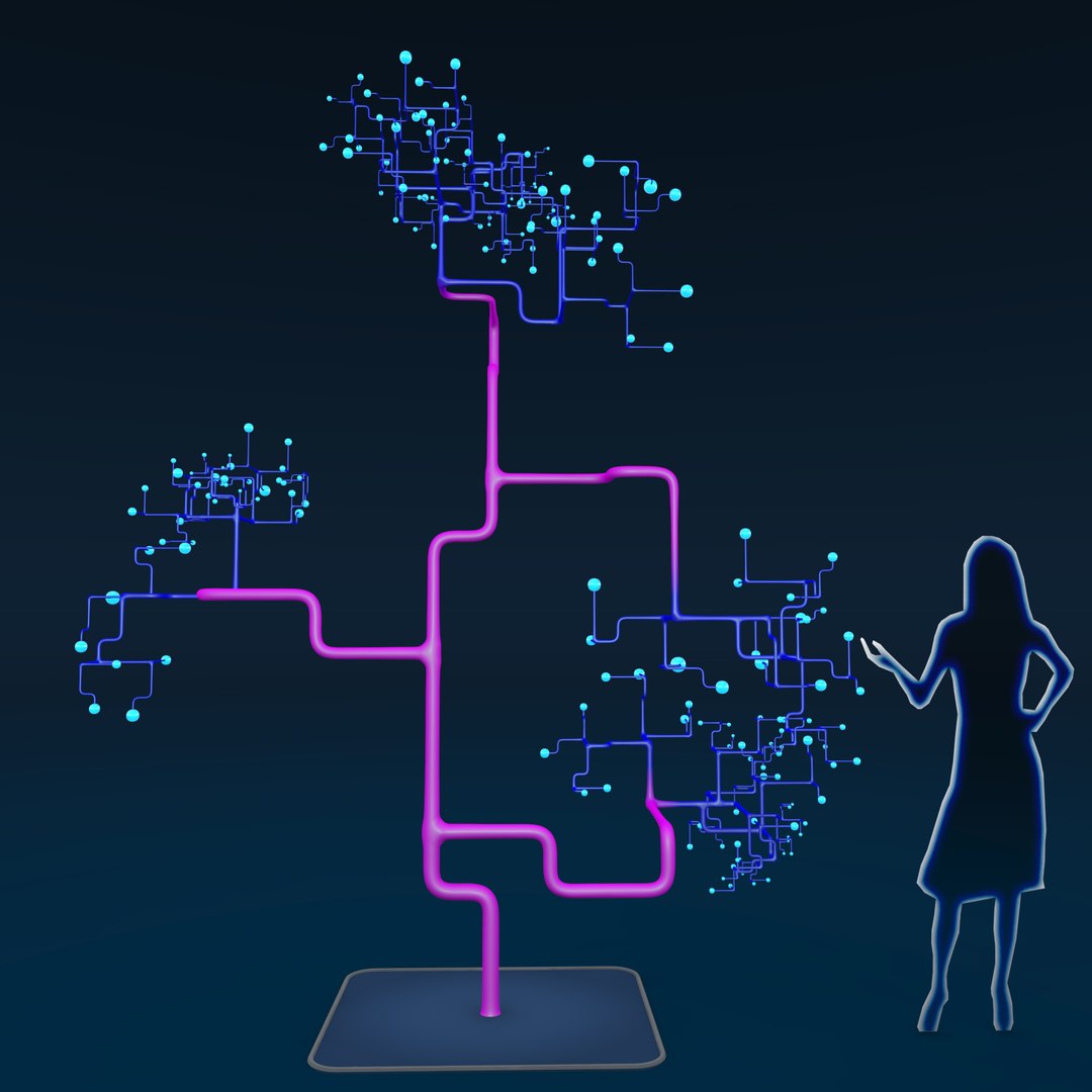 Sci-Fi Branched Tree Set 3D Model - TurboSquid 2123810