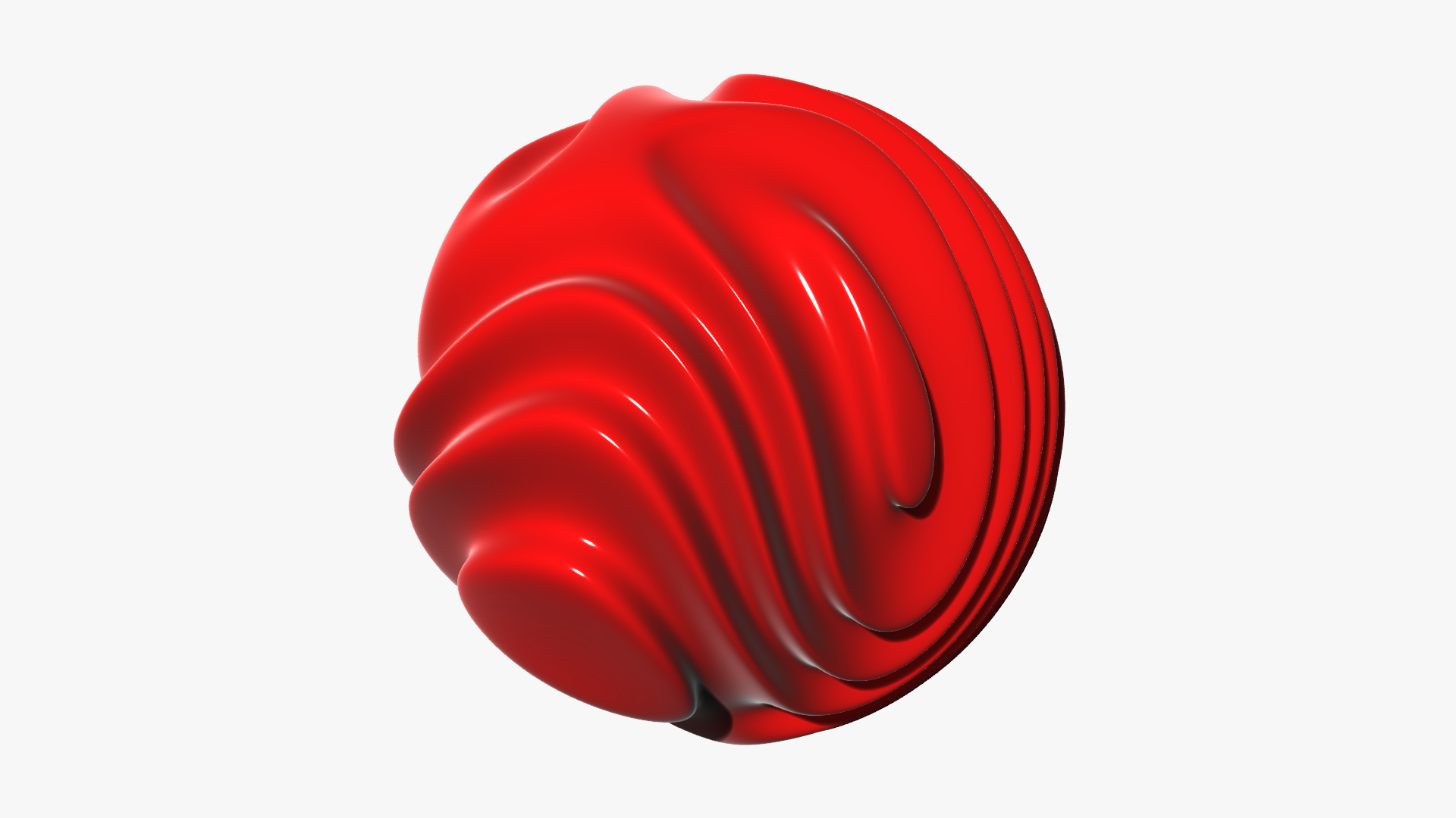 Organic Wavy Alien Ball 01 3D Model - TurboSquid 2301009