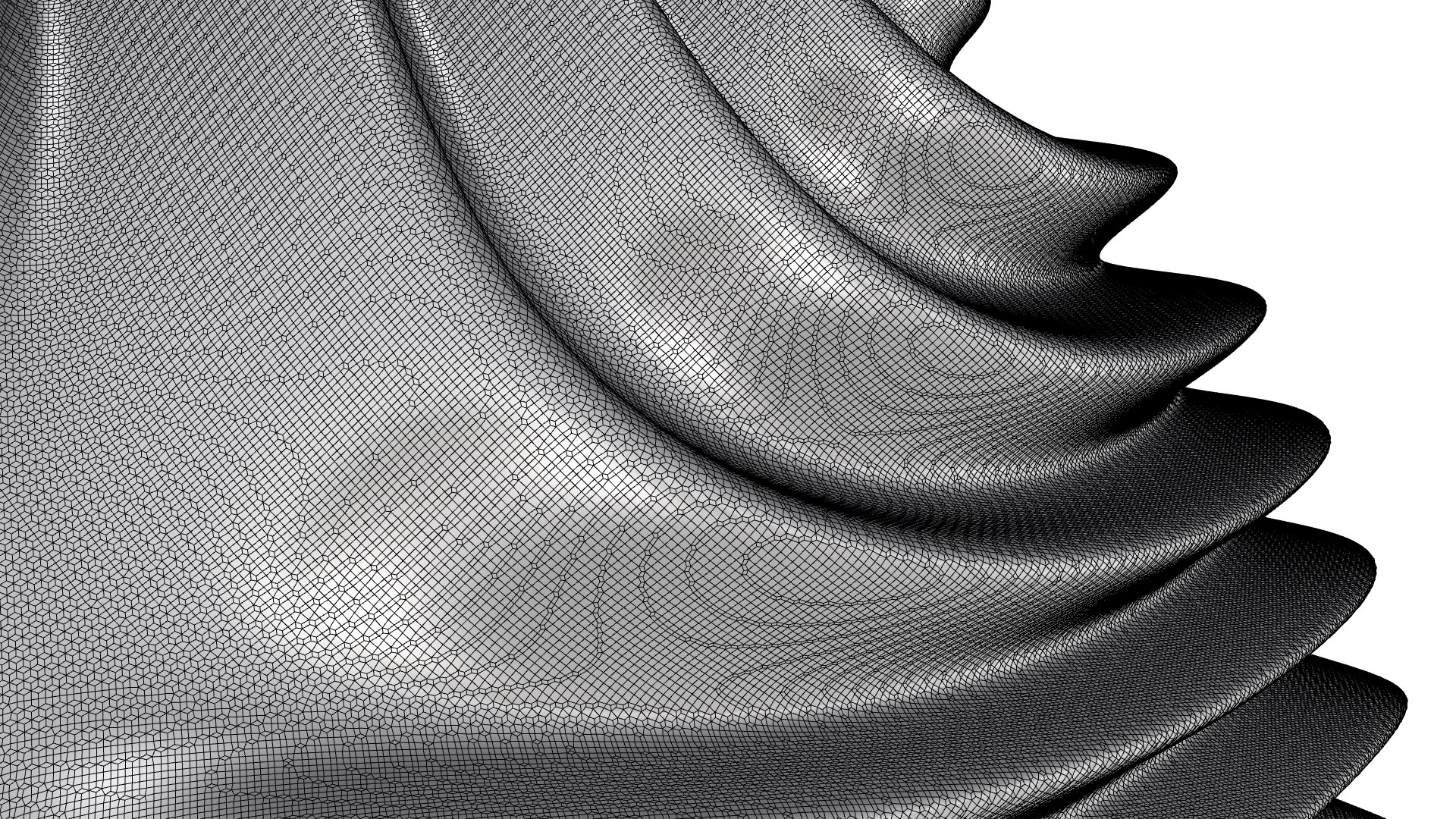 Organic Wavy Alien Ball 01 3D Model - TurboSquid 2301009