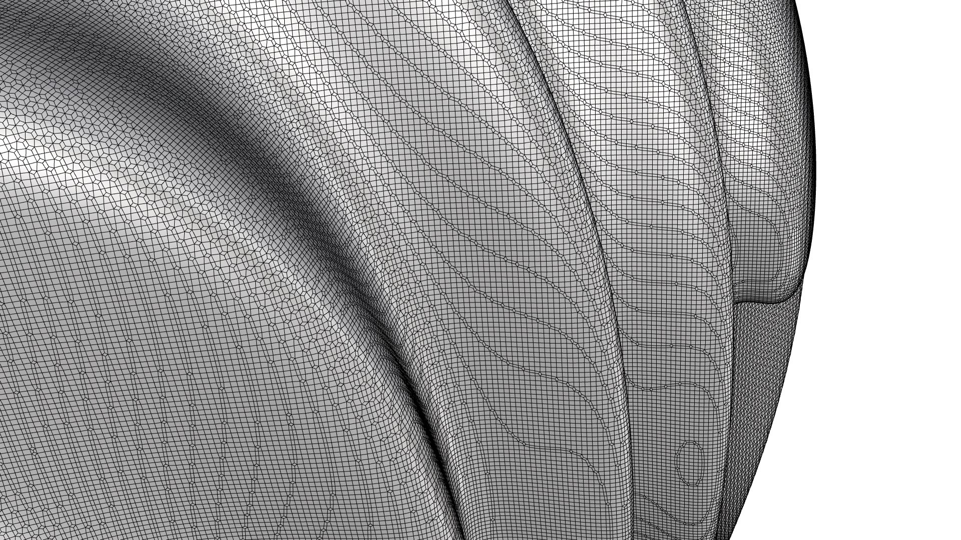 Organic Wavy Alien Ball 01 3D Model - TurboSquid 2301009