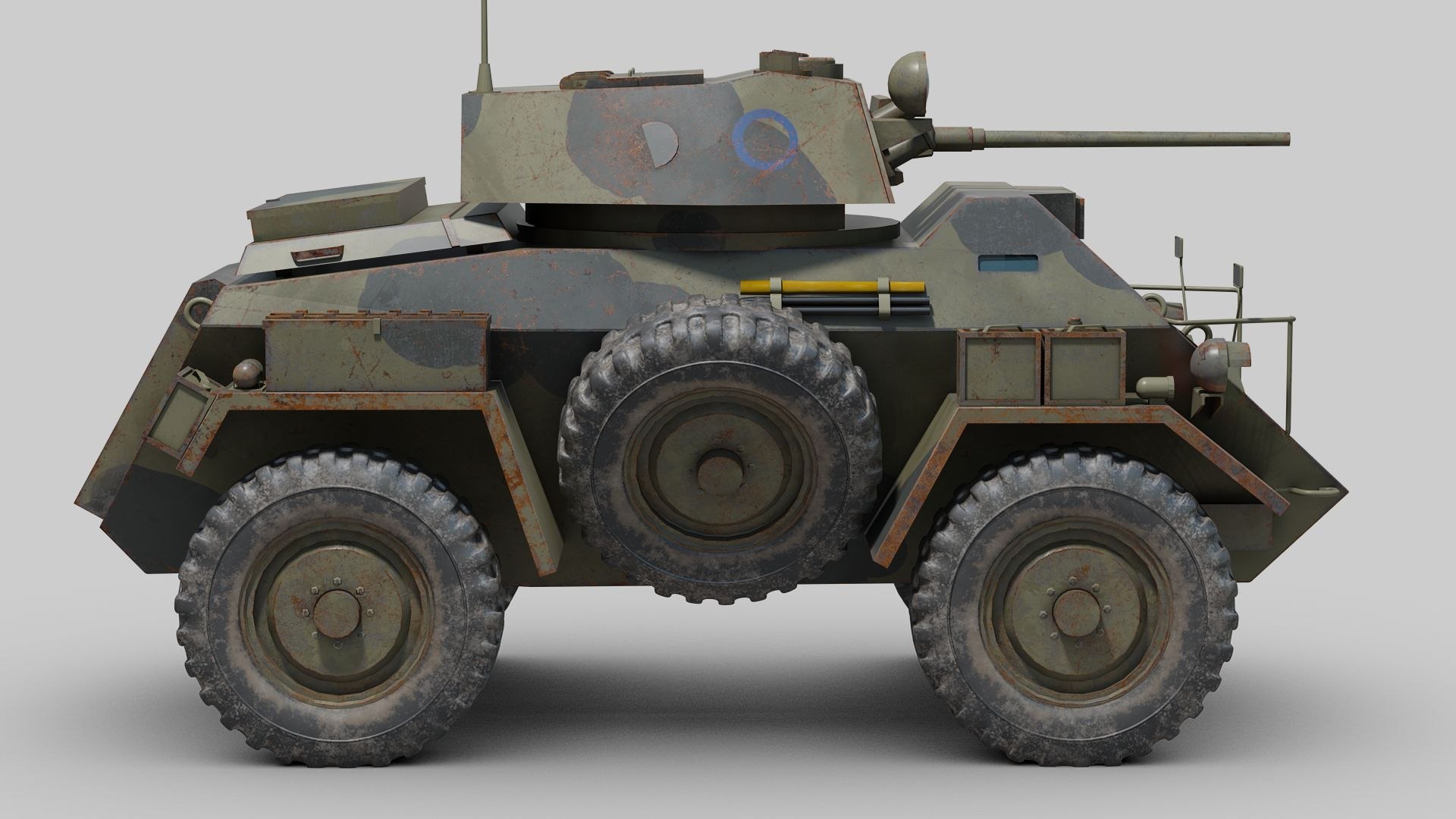3D Humber Mk 4 Armored Car Model - TurboSquid 2374888