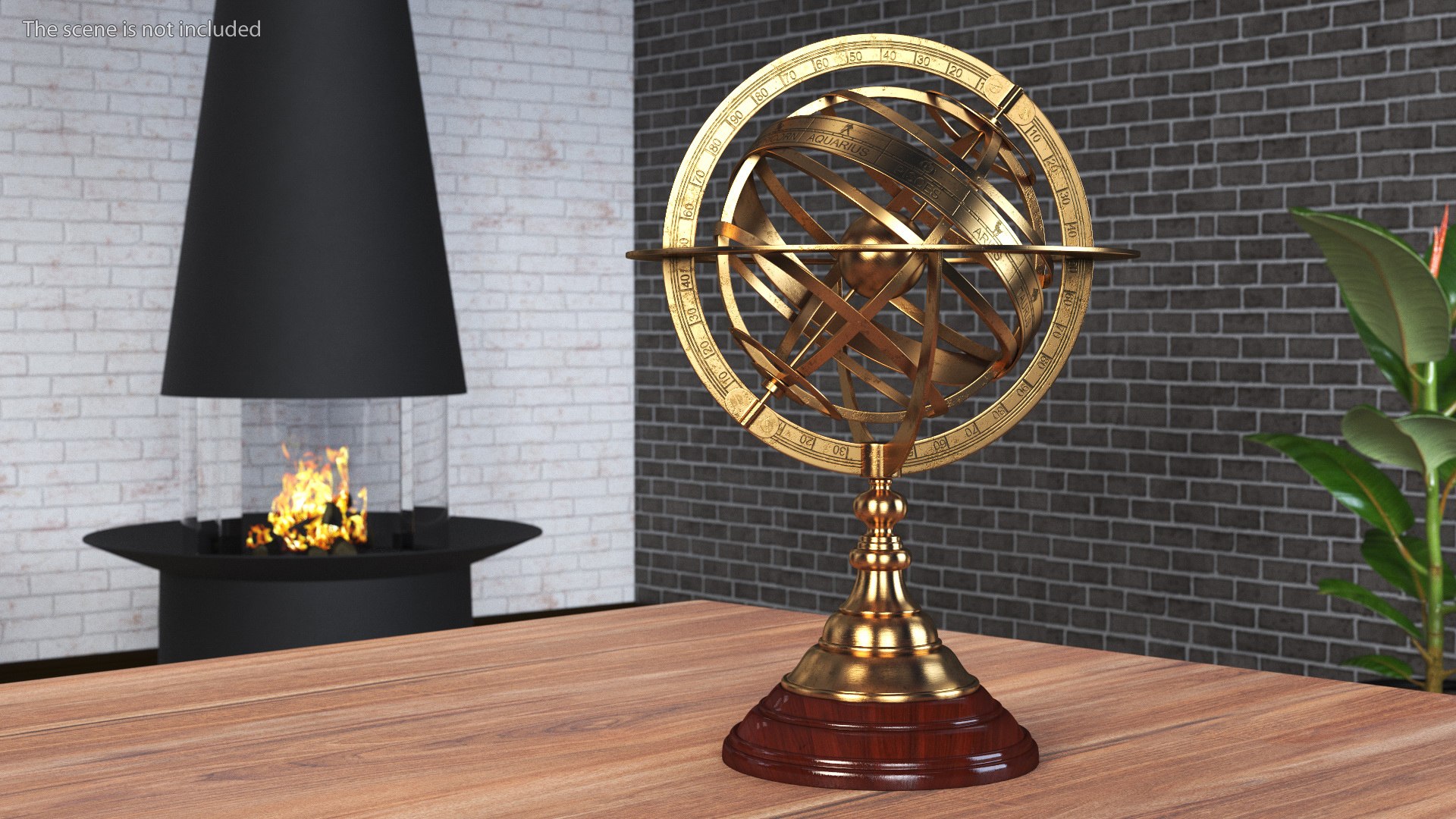 Bronze Antique World Globe 3D Model - TurboSquid 2127855