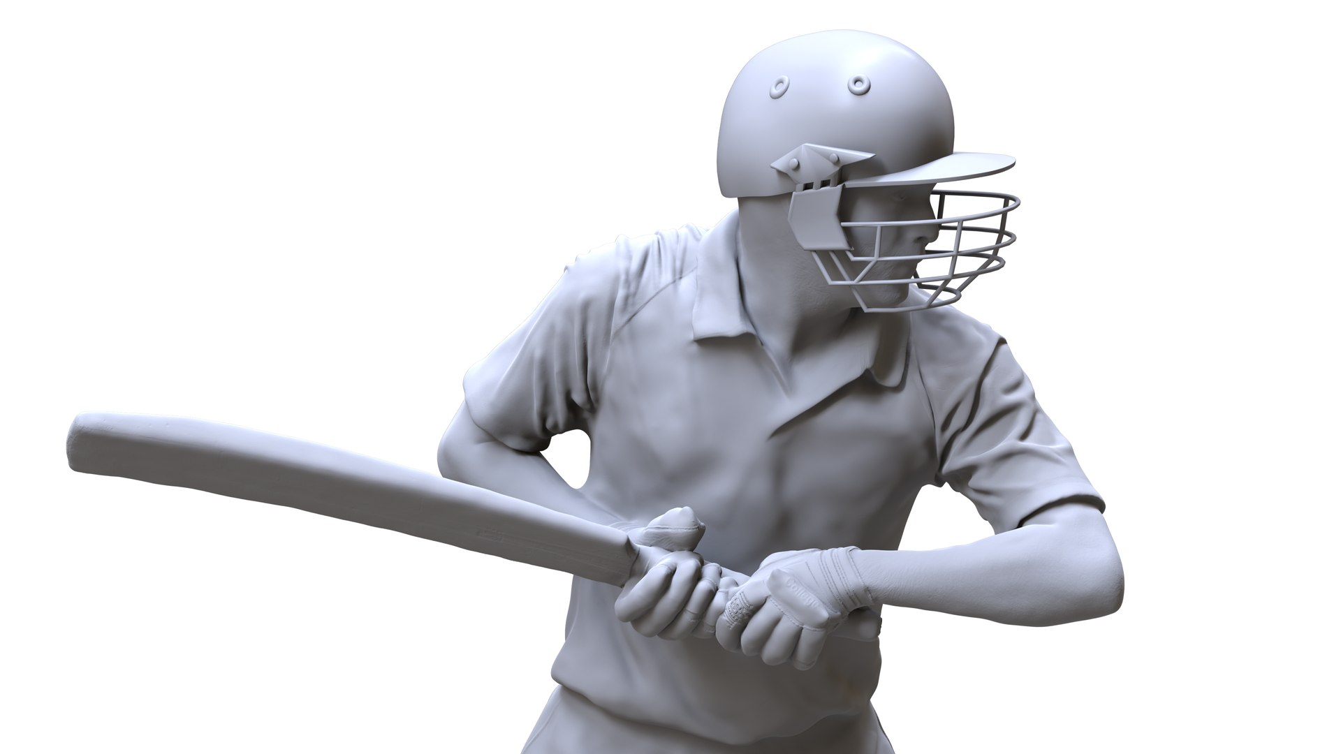Cricket Batsman 3D - TurboSquid 2202272
