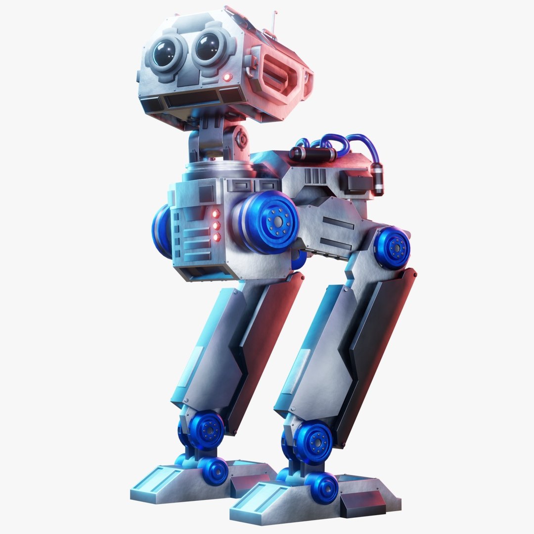 Sci-Fi Mech Robot - Rigged Blender Eevee model - TurboSquid 1913973