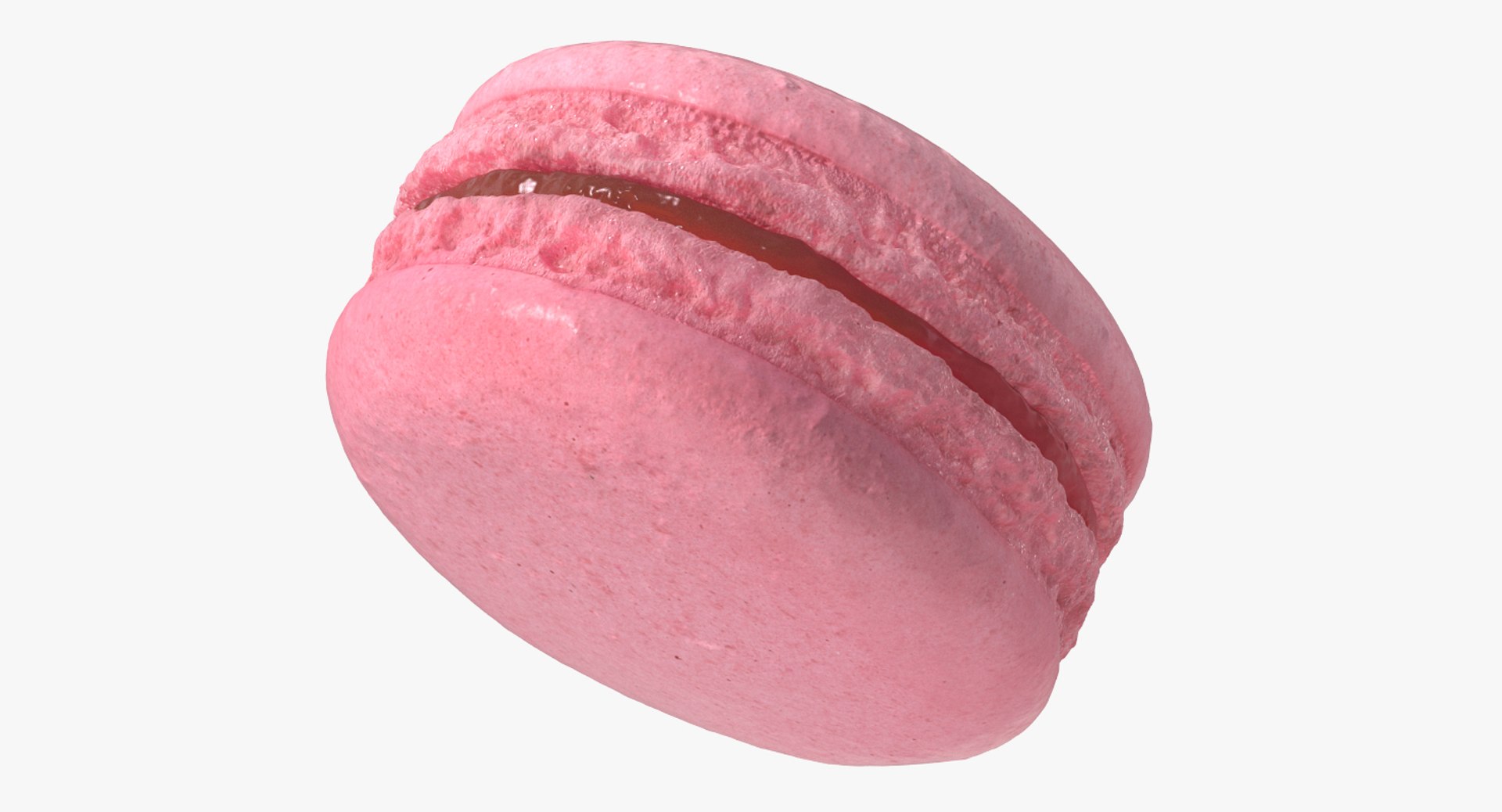 3D Pink Macaron - TurboSquid 1230796