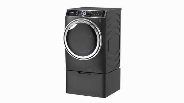 modelo 3d Lavadora Perfil Negra - TurboSquid 2178980