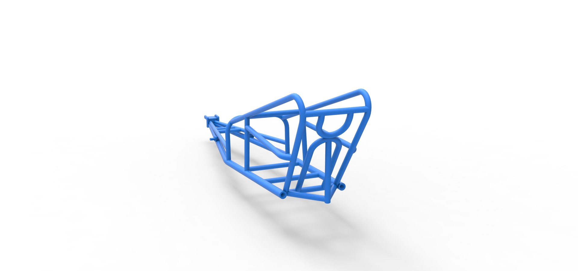 Frame Of Old School Front Engine Dragster Version 2 Scale 1 To 25 3D ...