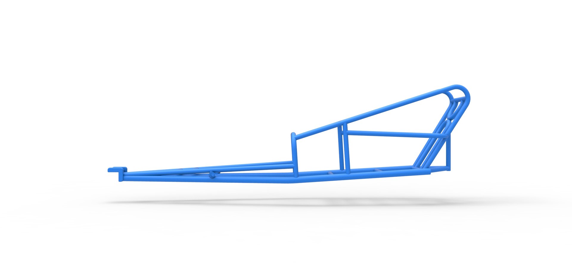 Frame Of Old School Front Engine Dragster Version 2 Scale 1 To 25 3D ...