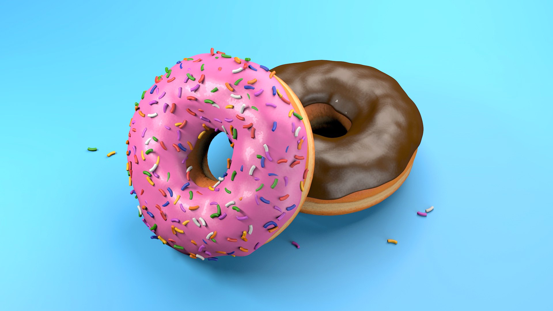 Donuts 3D Model - TurboSquid 2066669