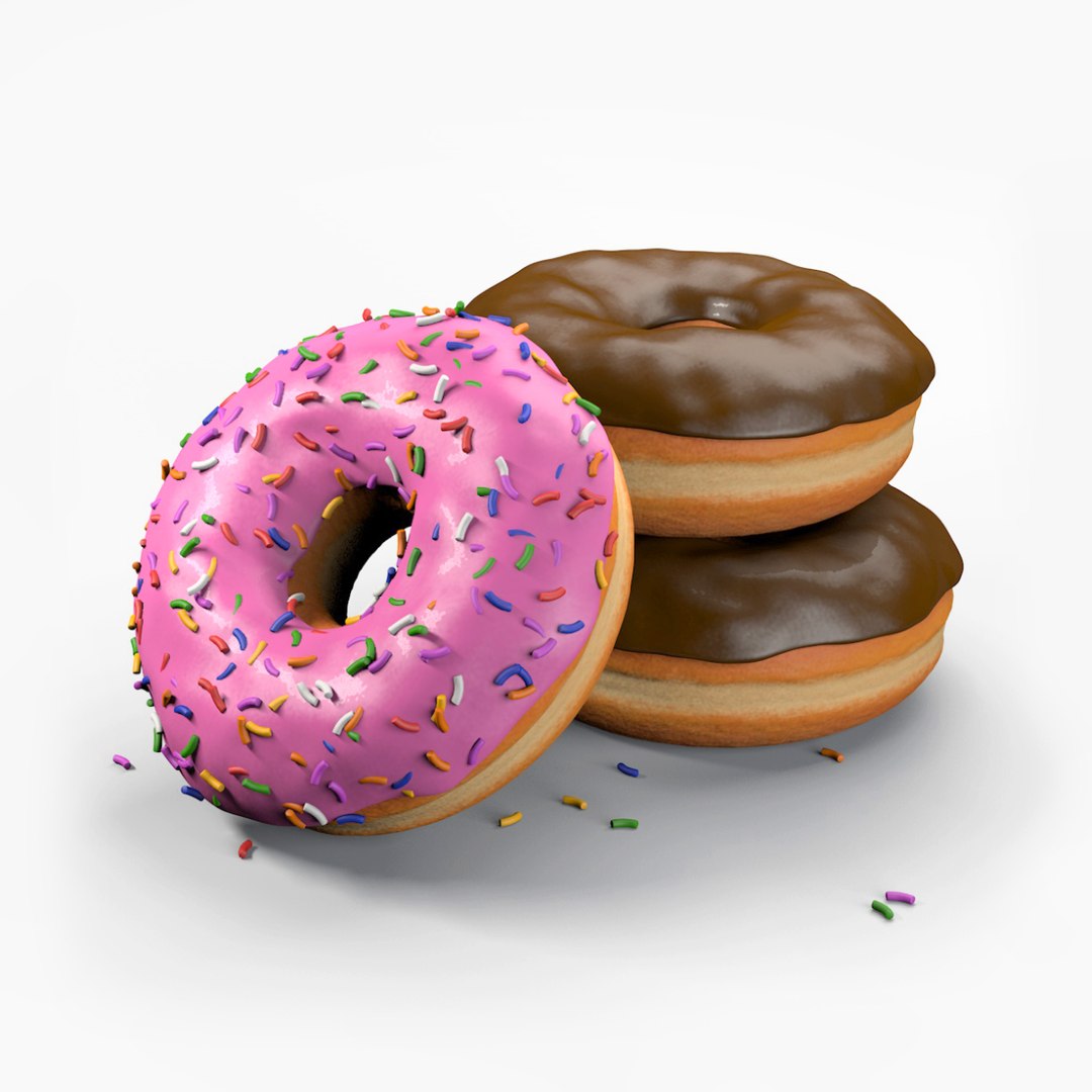 Donuts 3D model - TurboSquid 2066669