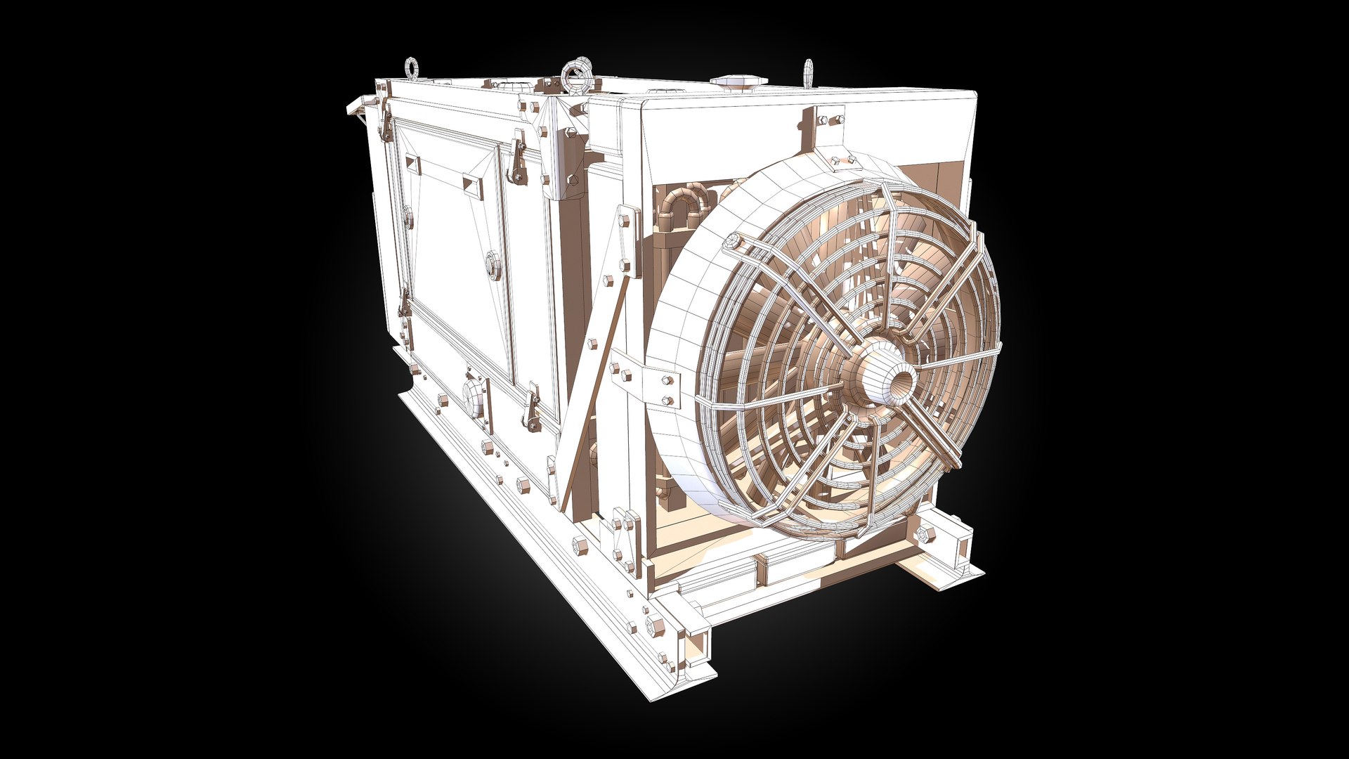 3D Diesel Generator - TurboSquid 1553490