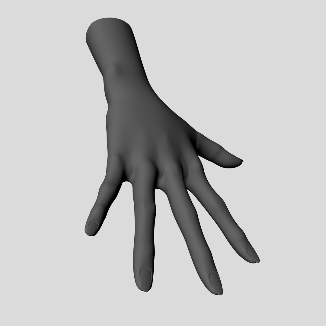 Female Hand Obj