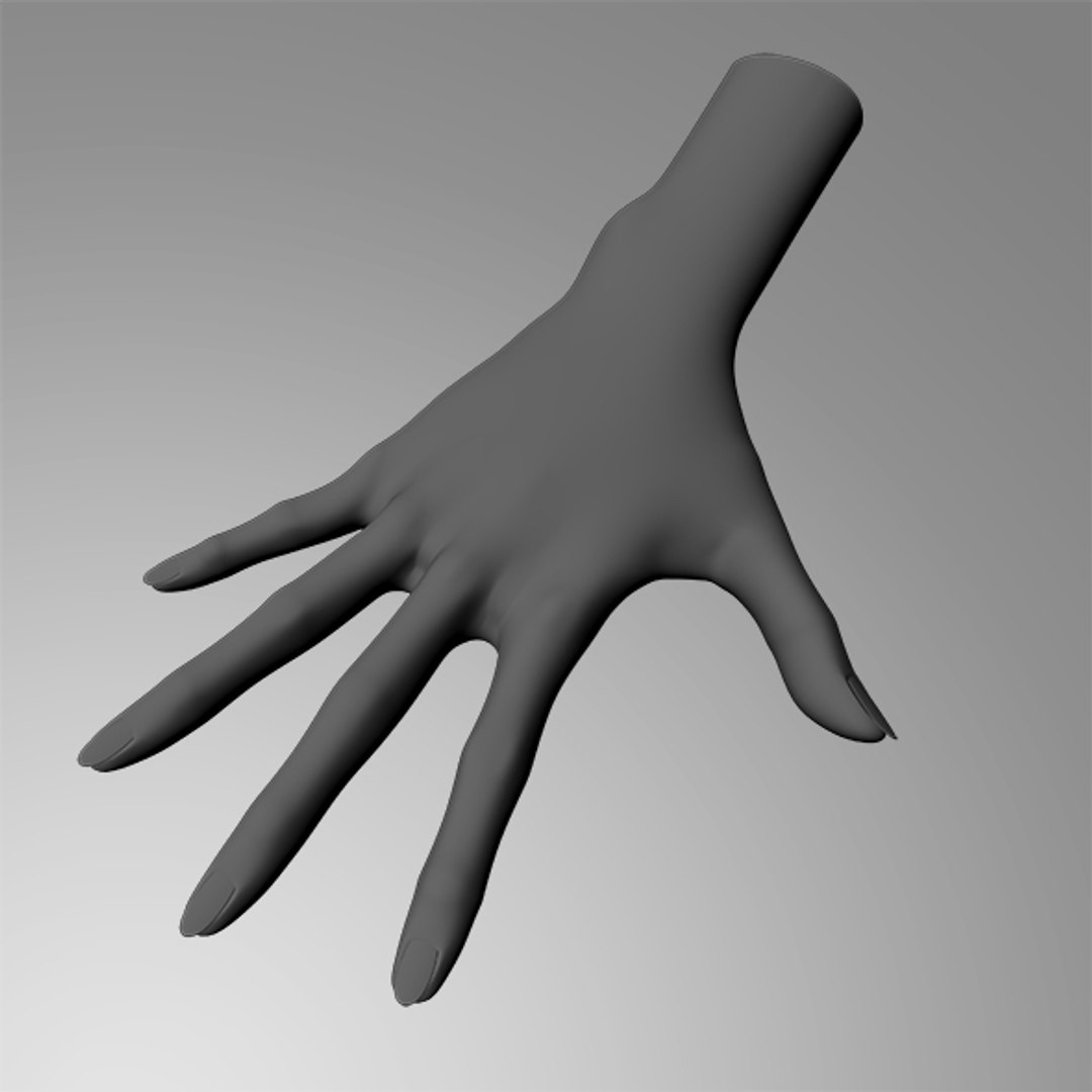 Female Hand Obj