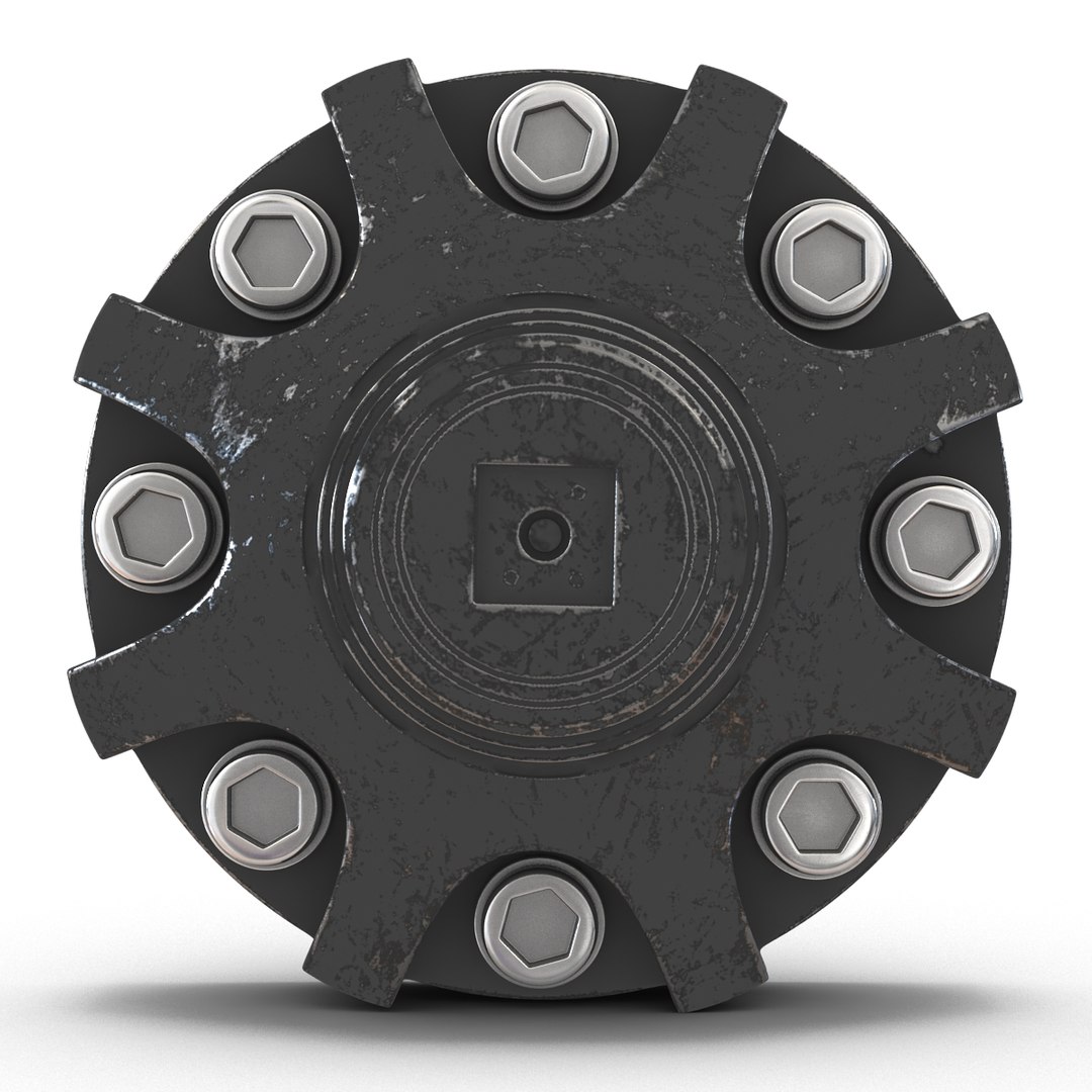 3d Industrial End Cap 3 Model