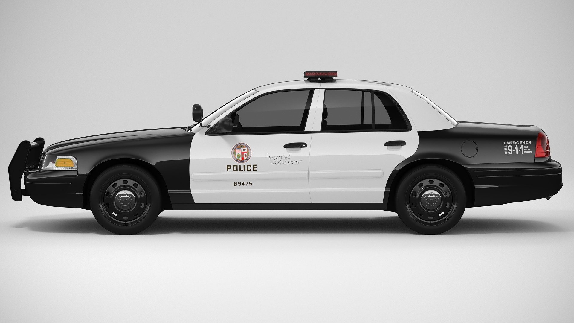 Ford Crown Victoria Police 3D - TurboSquid 2009374