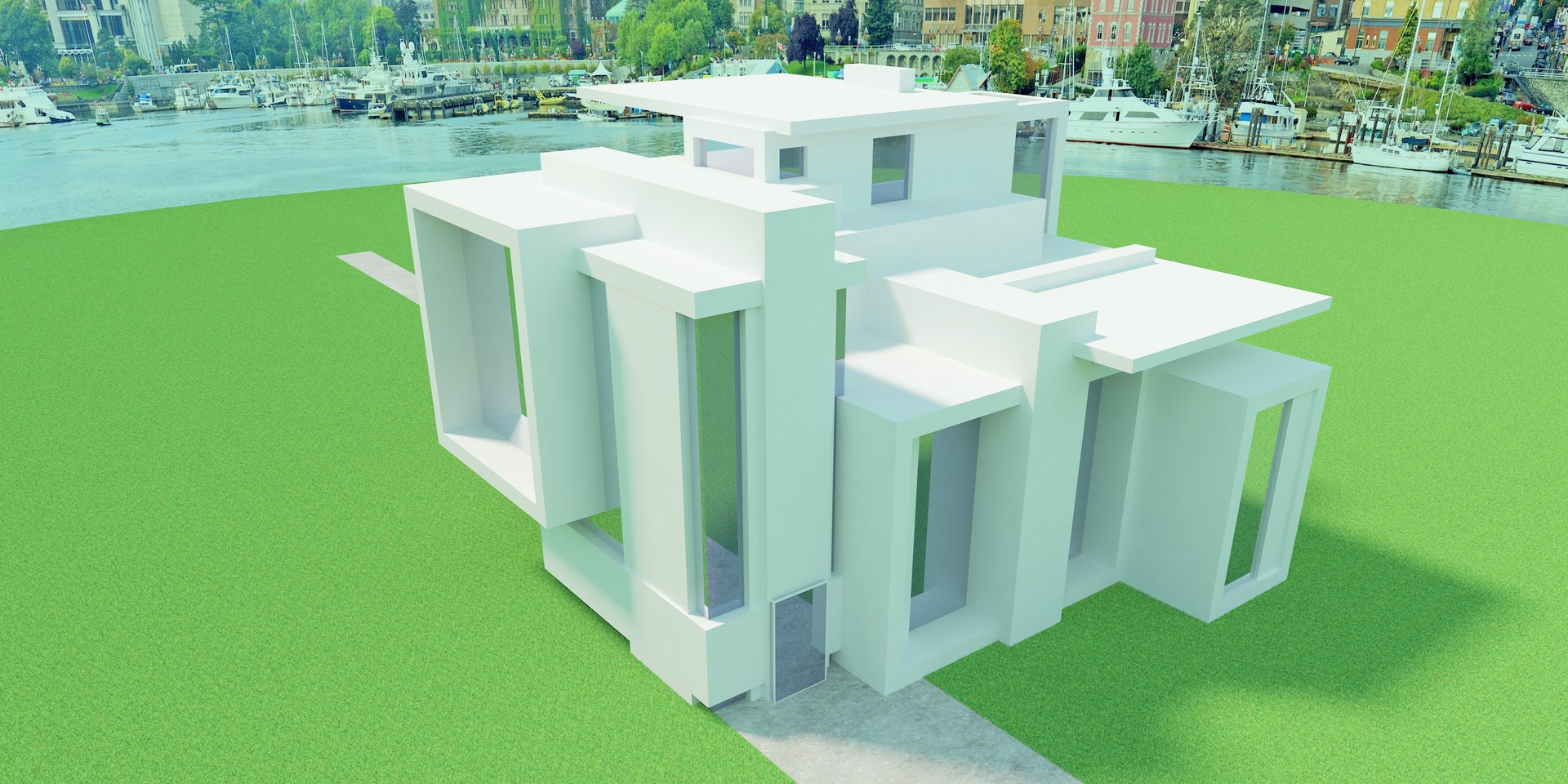 Modern House Model - TurboSquid 1213315