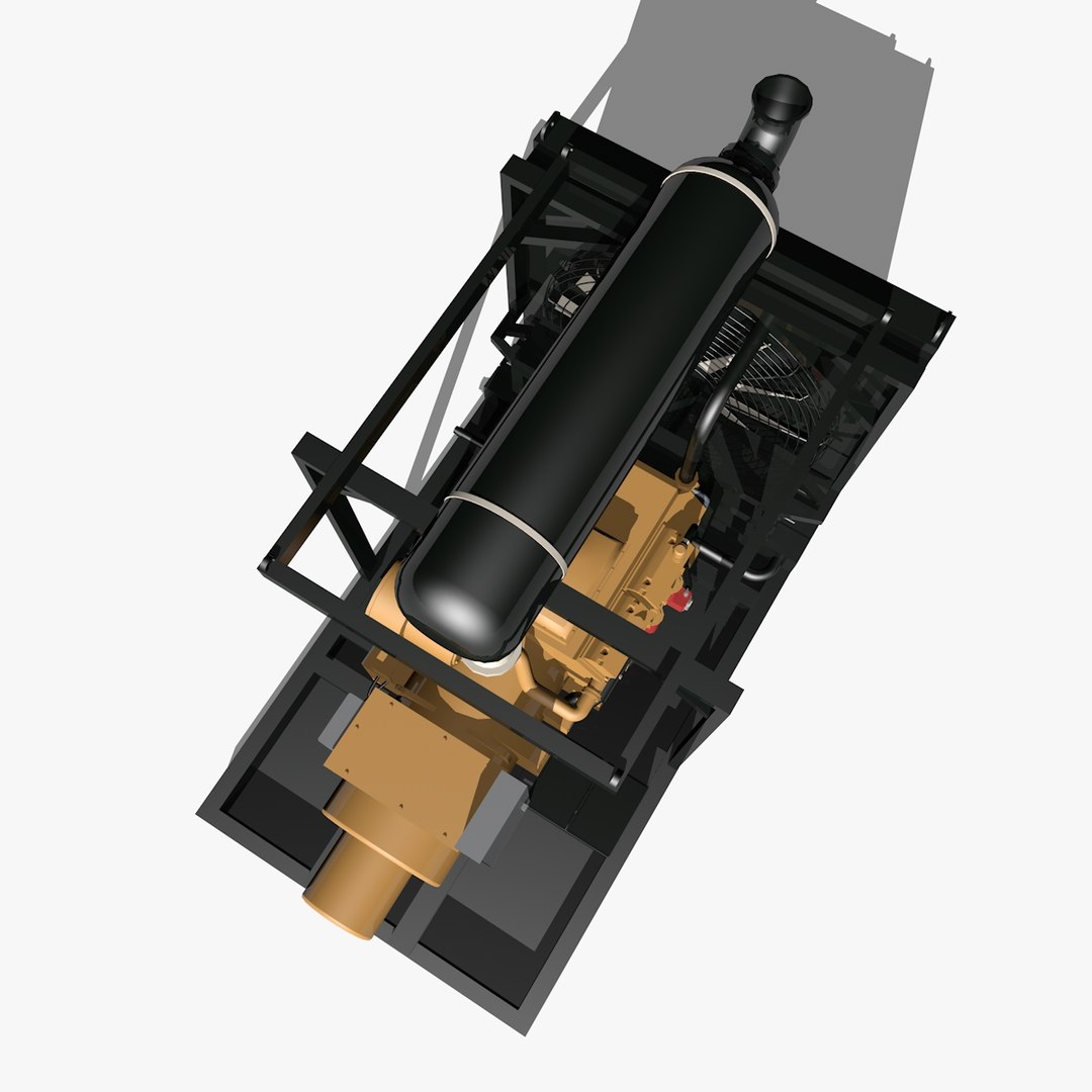 Natural Gas Generator 3d Obj