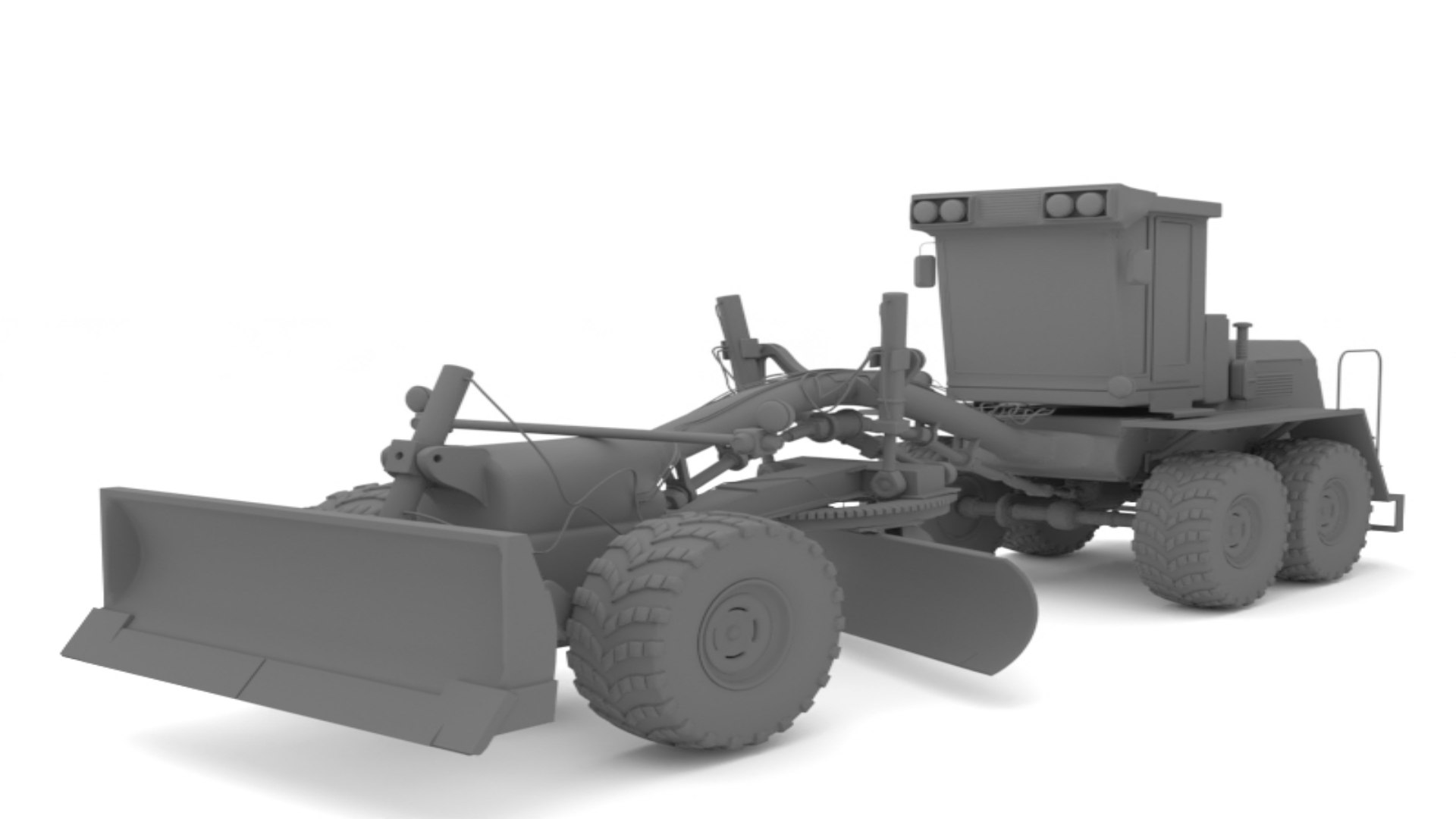 3D GRAYDER WORKING MACHINE model - TurboSquid 1717908