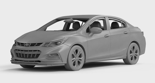 3D модель Шевроле Круз 2016 - TurboSquid 1065849