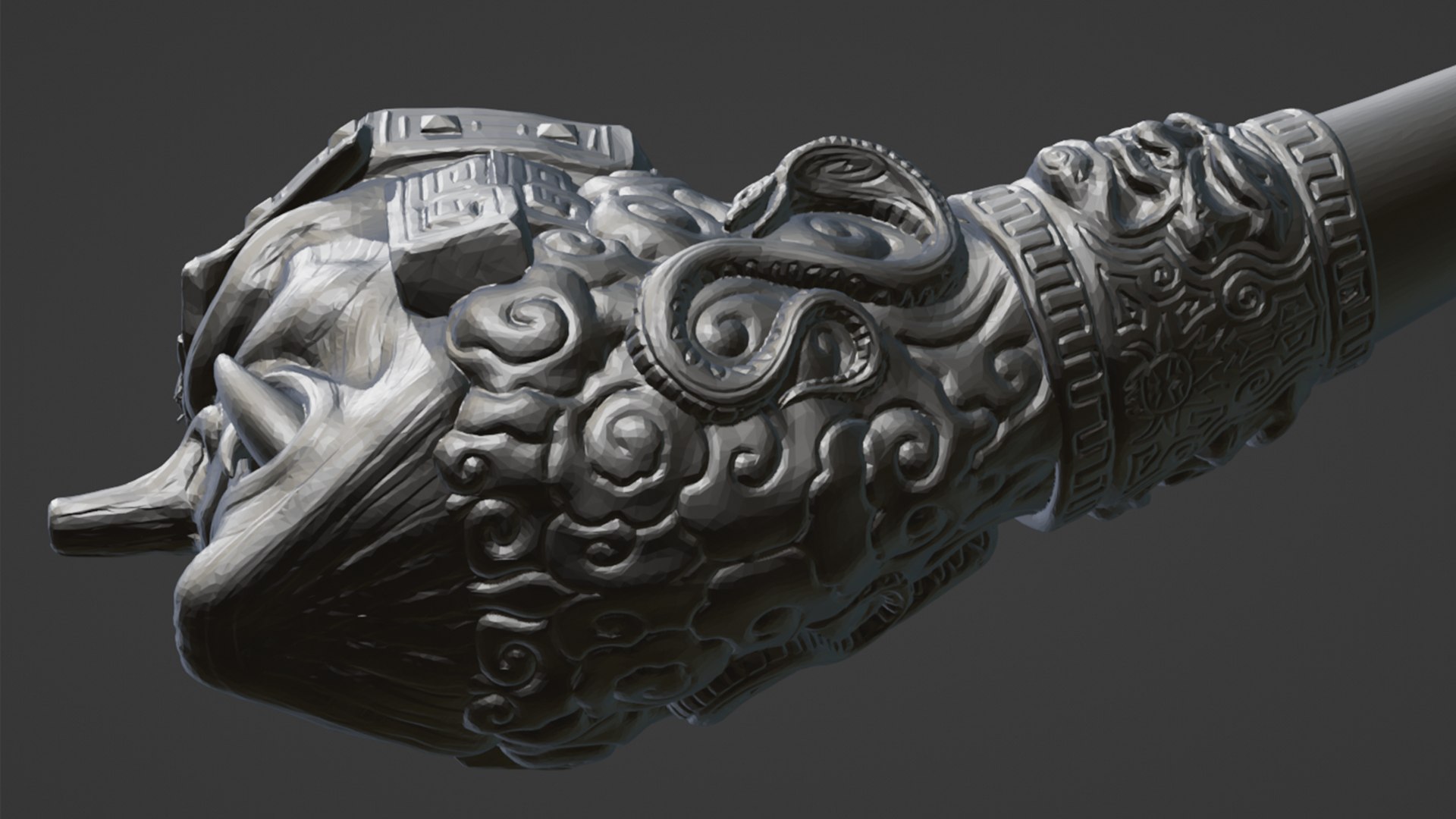 Samurai Pipe 3D Model - TurboSquid 2335903