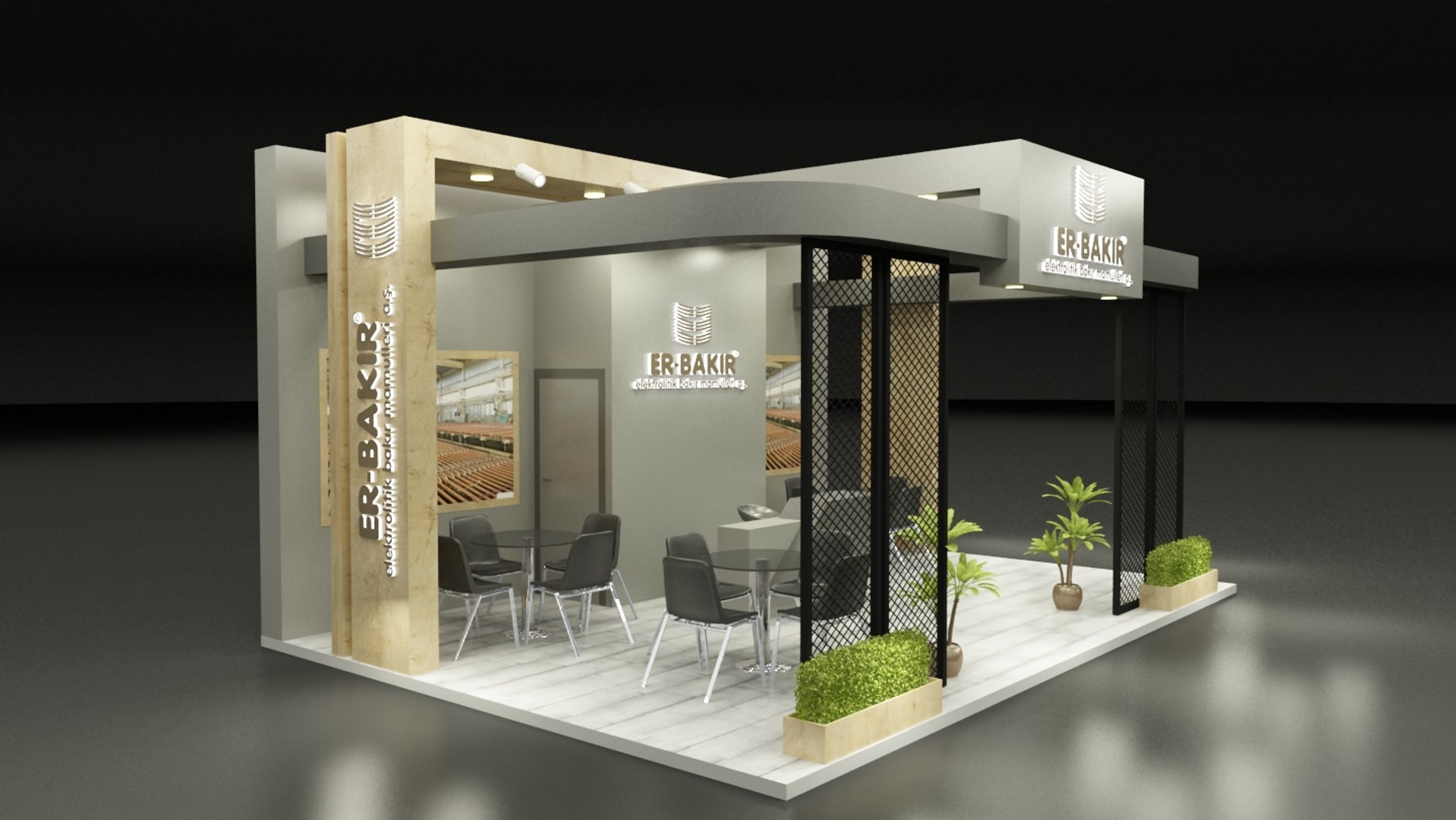 3D Model Fair Stand - TurboSquid 1281310