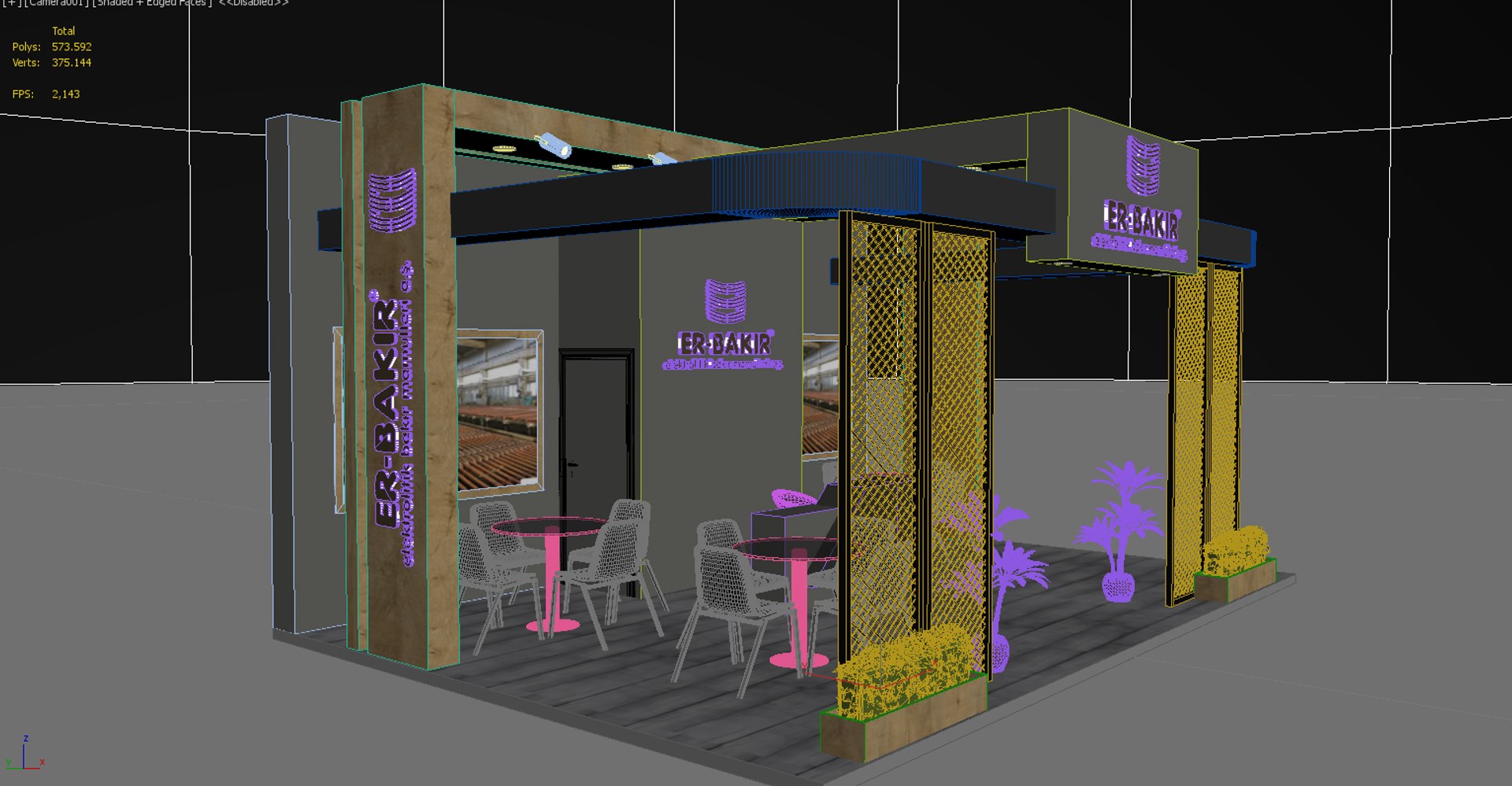 3D Model Fair Stand - TurboSquid 1281310